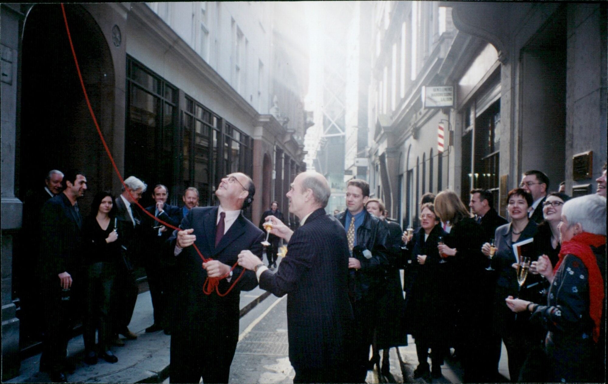 The iconic 'DON' sign is being unveiled in London by George Sandeman a
