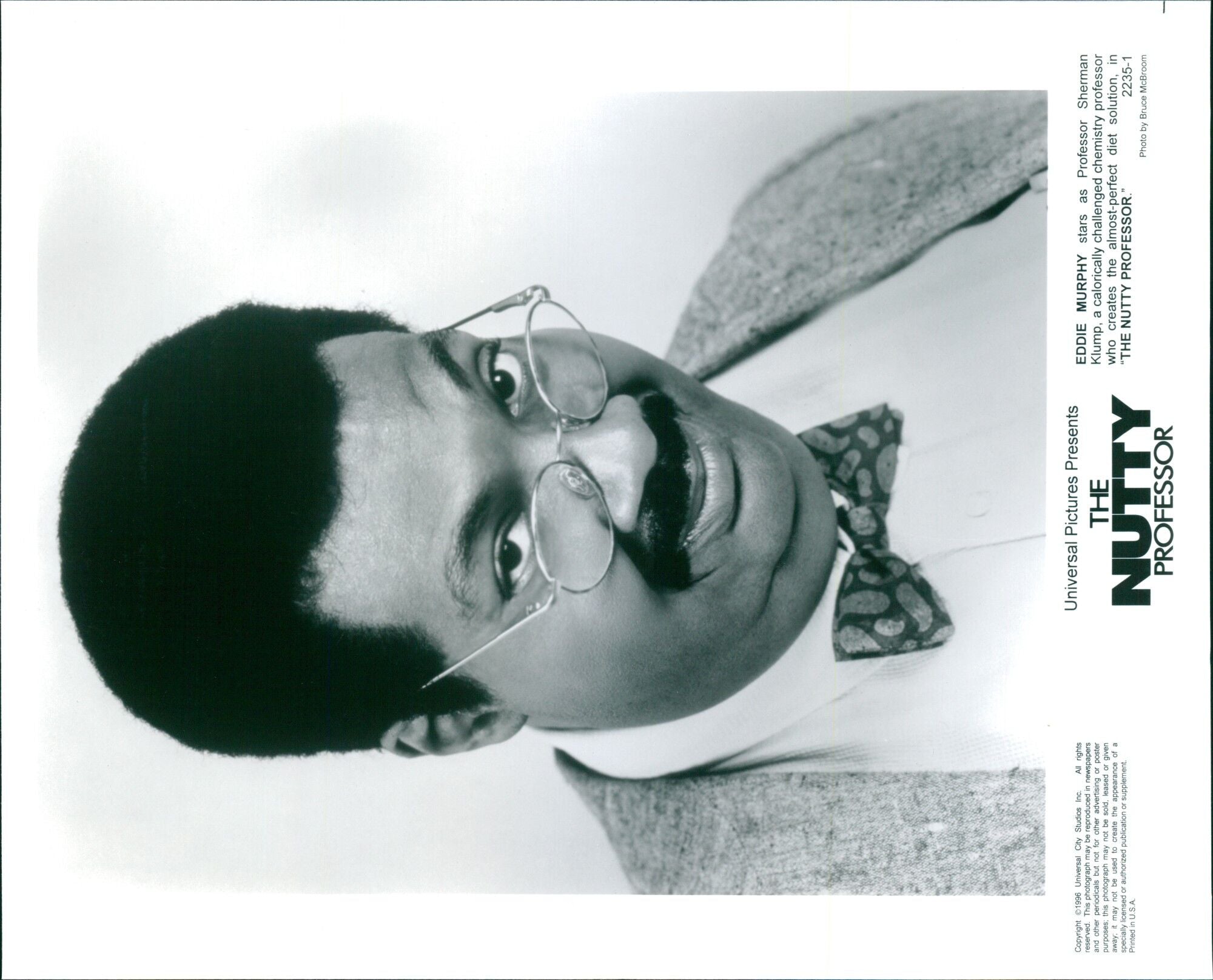 Eddie Murphy stars as Professor Sherman Klump in the 1996 comedy "The
