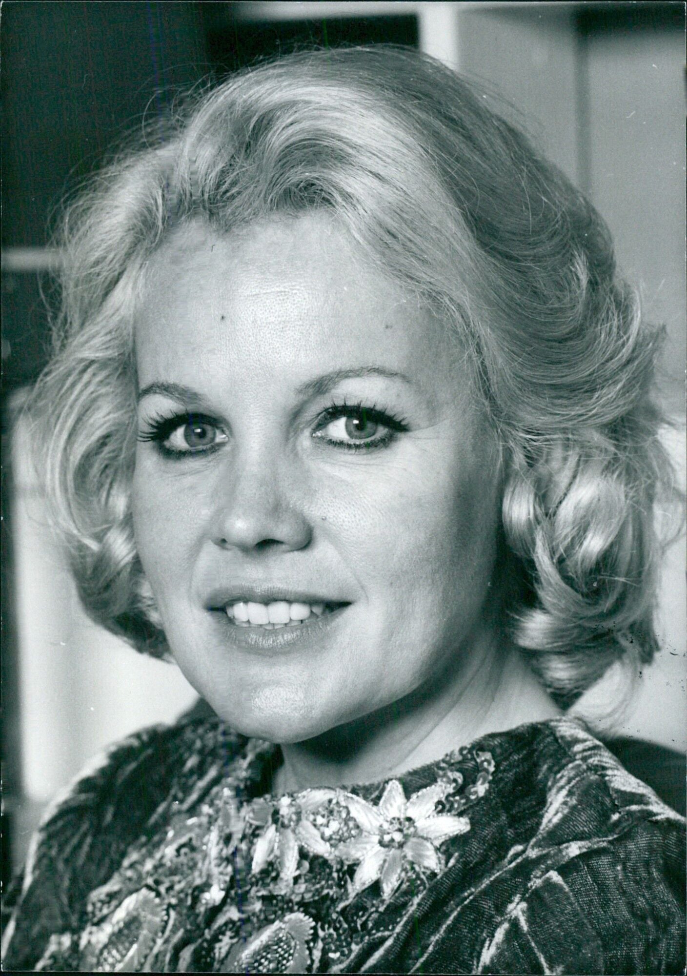 American actress Carroll Baker poses for a portrait in London in 1947.