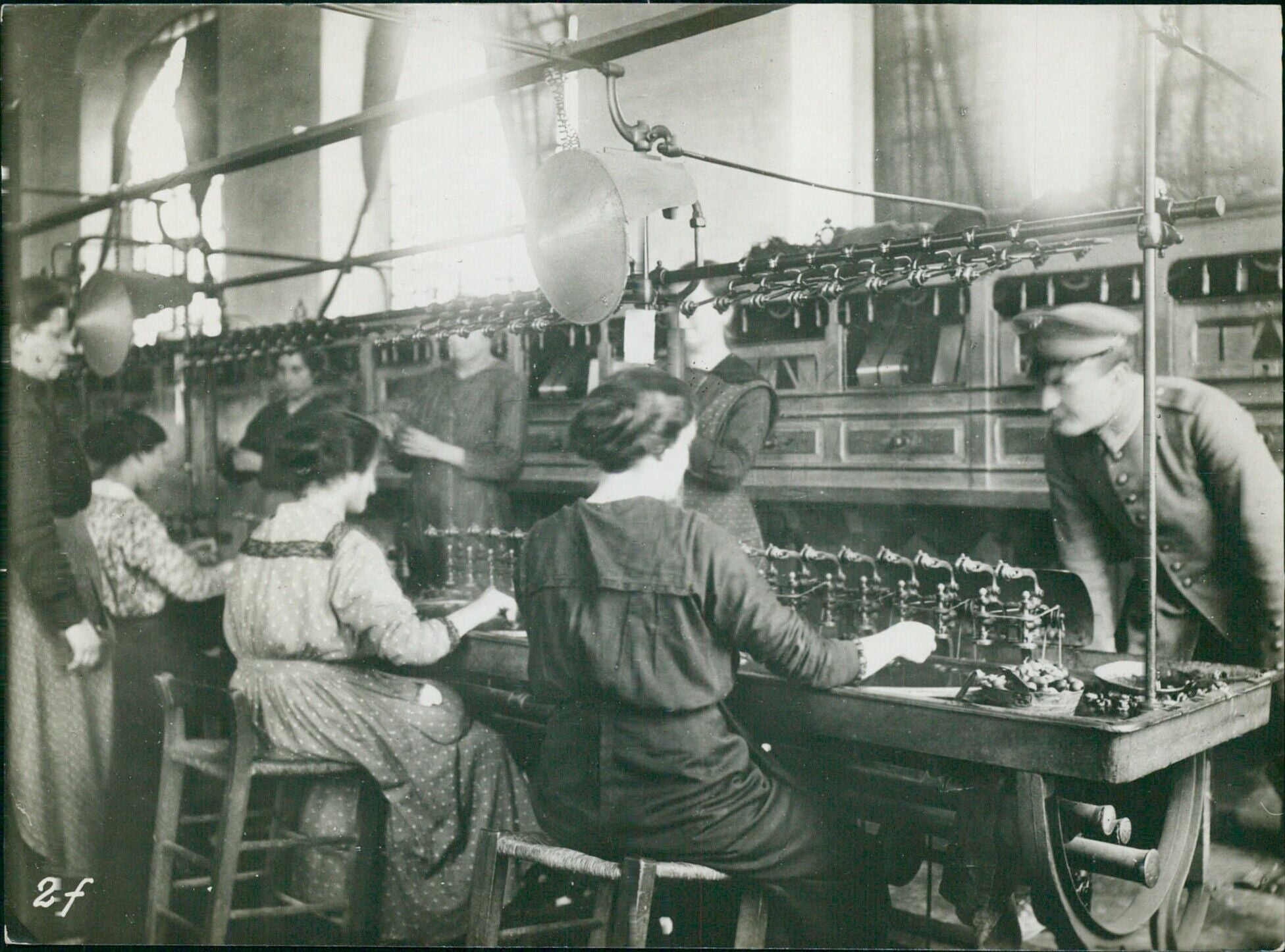 Italian soldiers stand in formation in a Nazi-occupied region of Italy