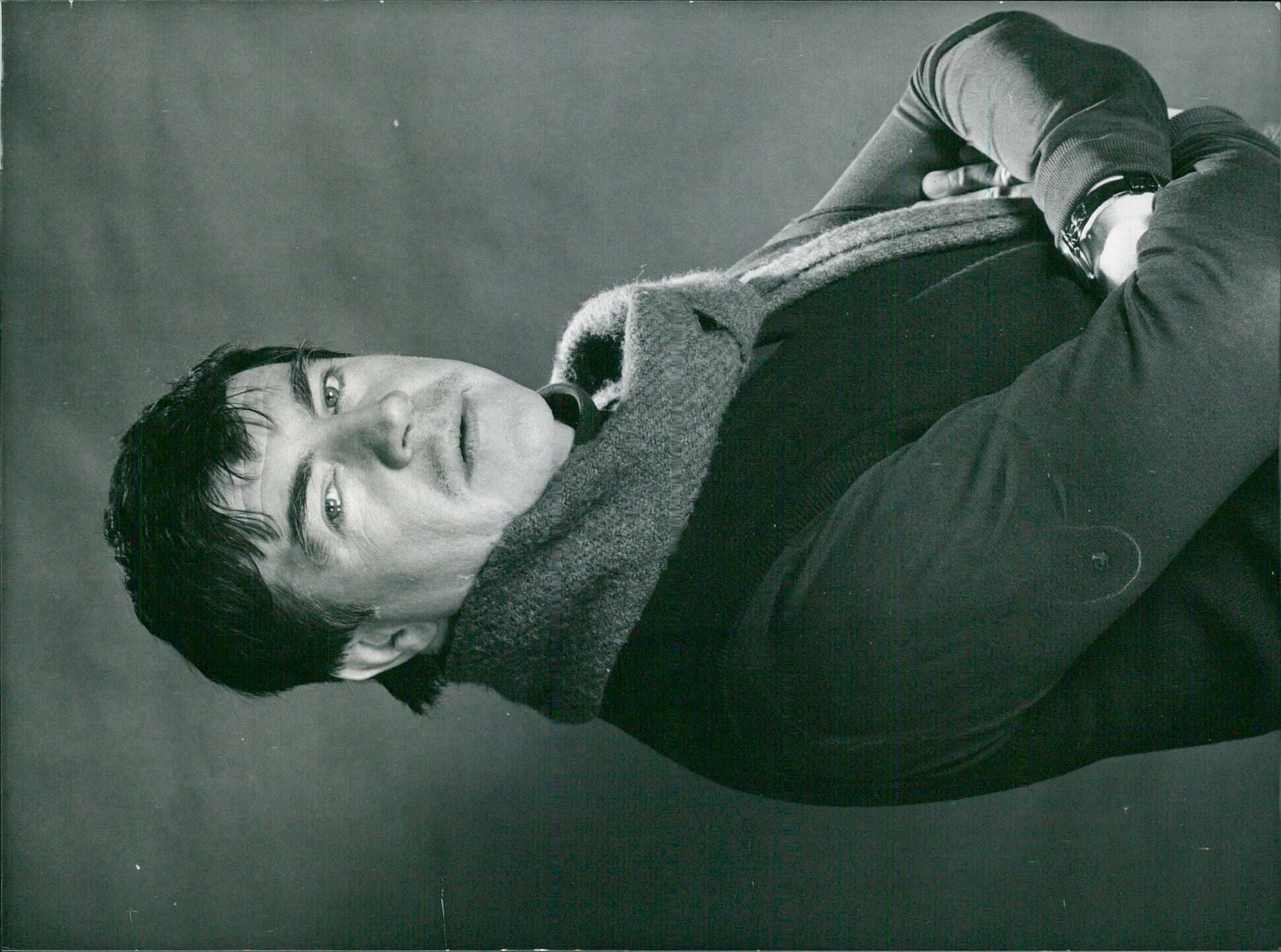 British actor Alan Bates, known for his roles in films like "Whistle D