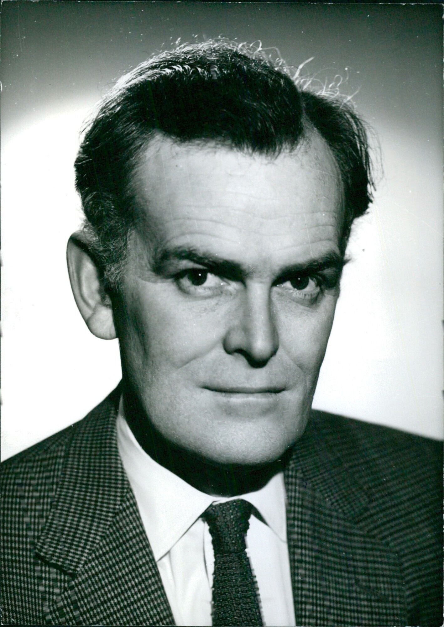 British actor John Baron poses for a portrait study taken in 1964. Bar