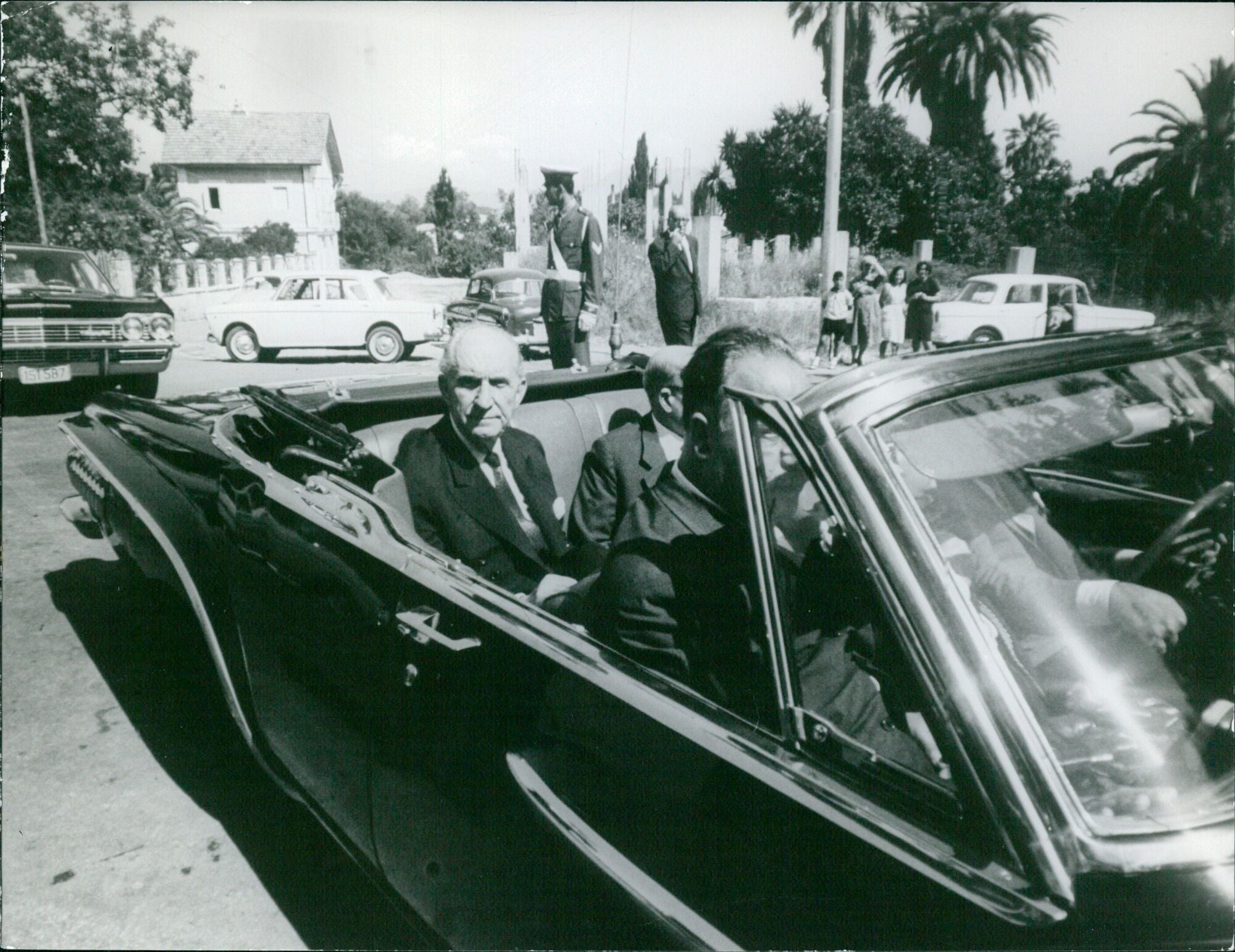 Swedish Prime Minister Tage Erlander and his wife, Marianne, celebrati