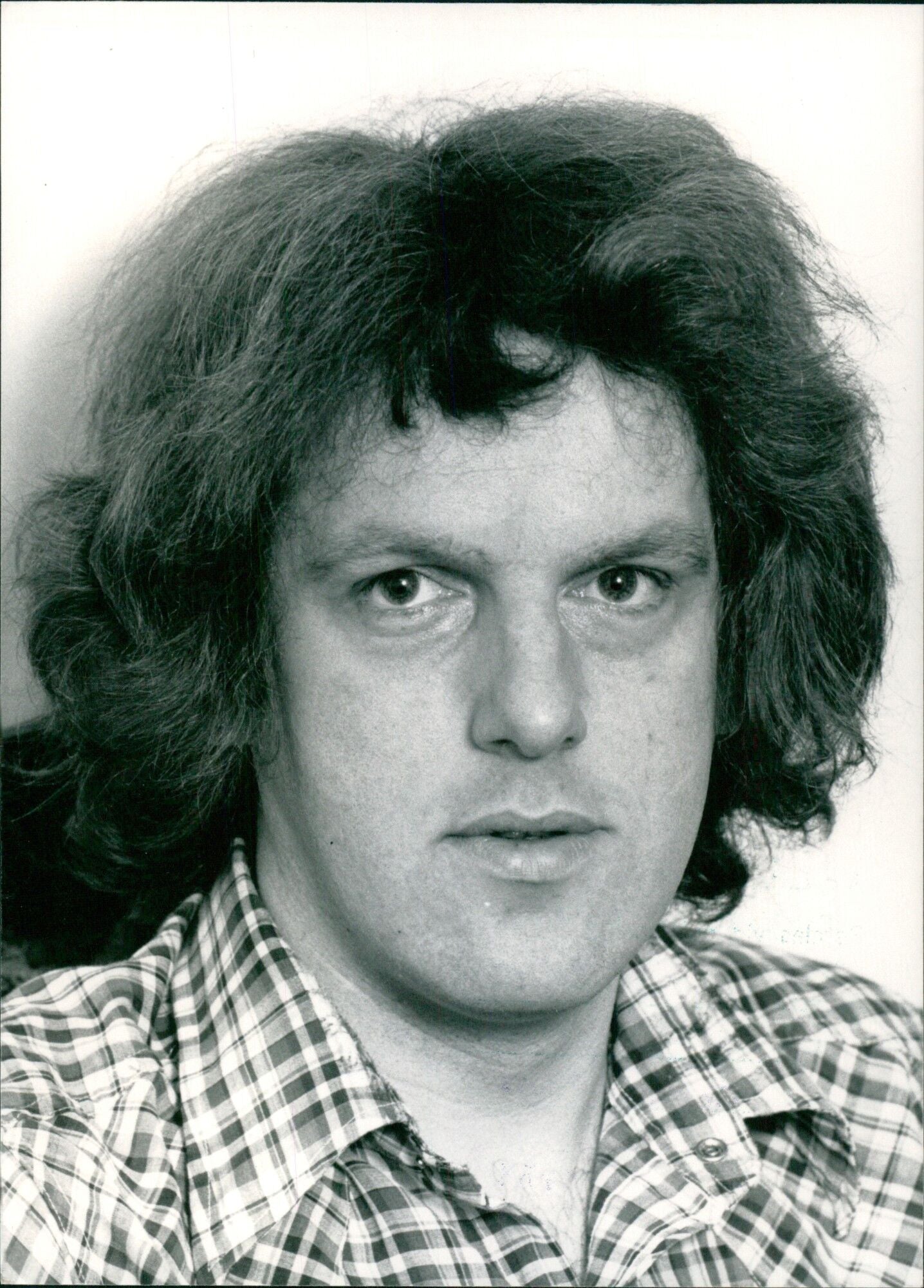 British dramatist Snoo Wilson poses for a portrait in 1984. - Vintage