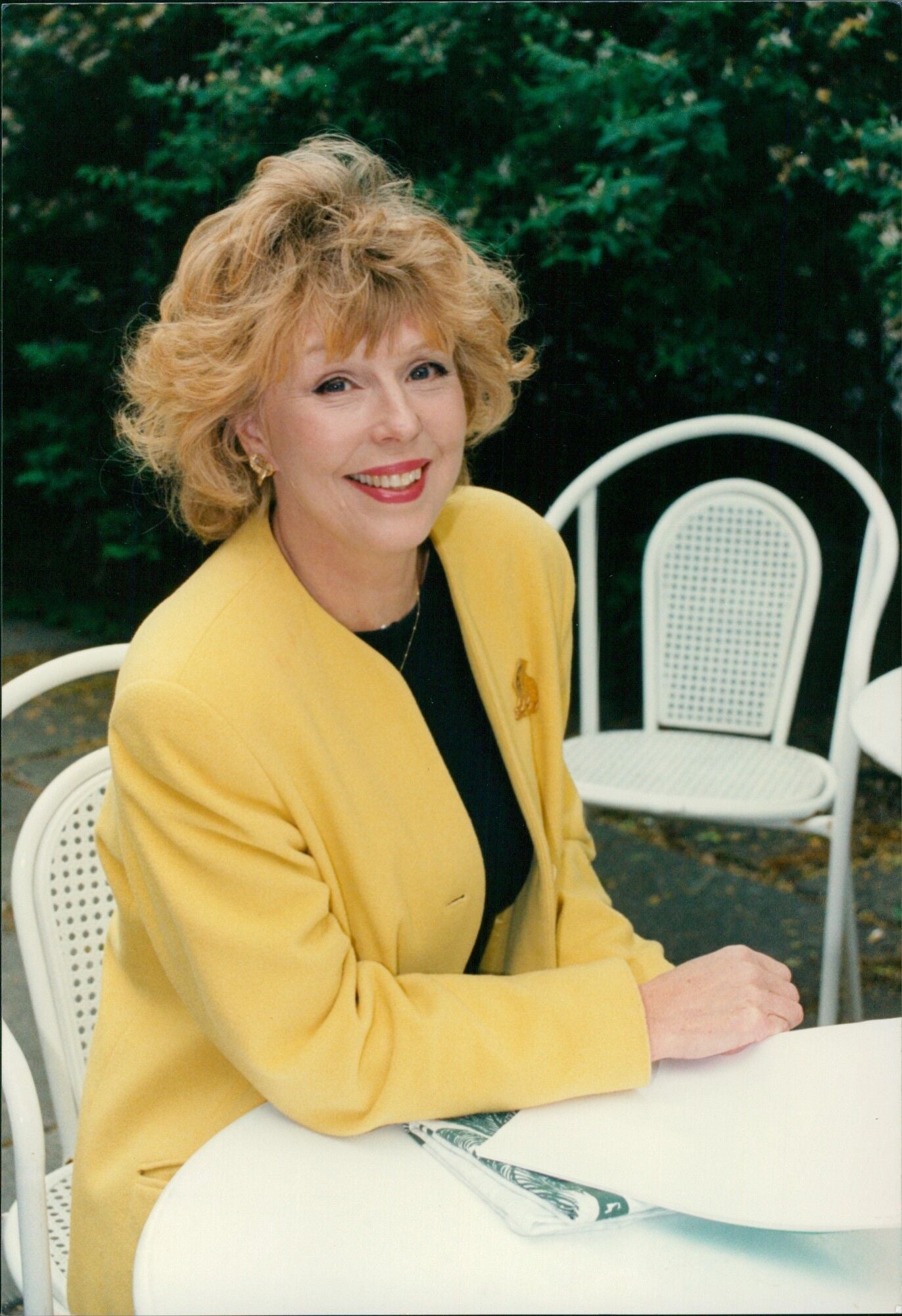 Swedish actress Meg Westergren poses for a photoshoot in Germany, as c