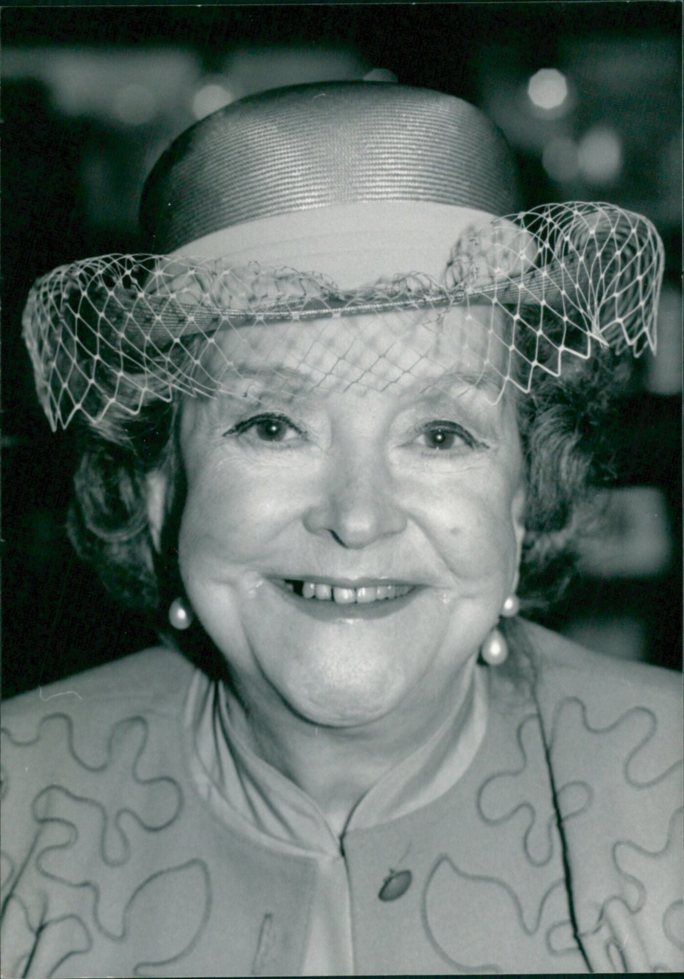 British actress and comedienne Beryl Reid poses for a portrait at Brid
