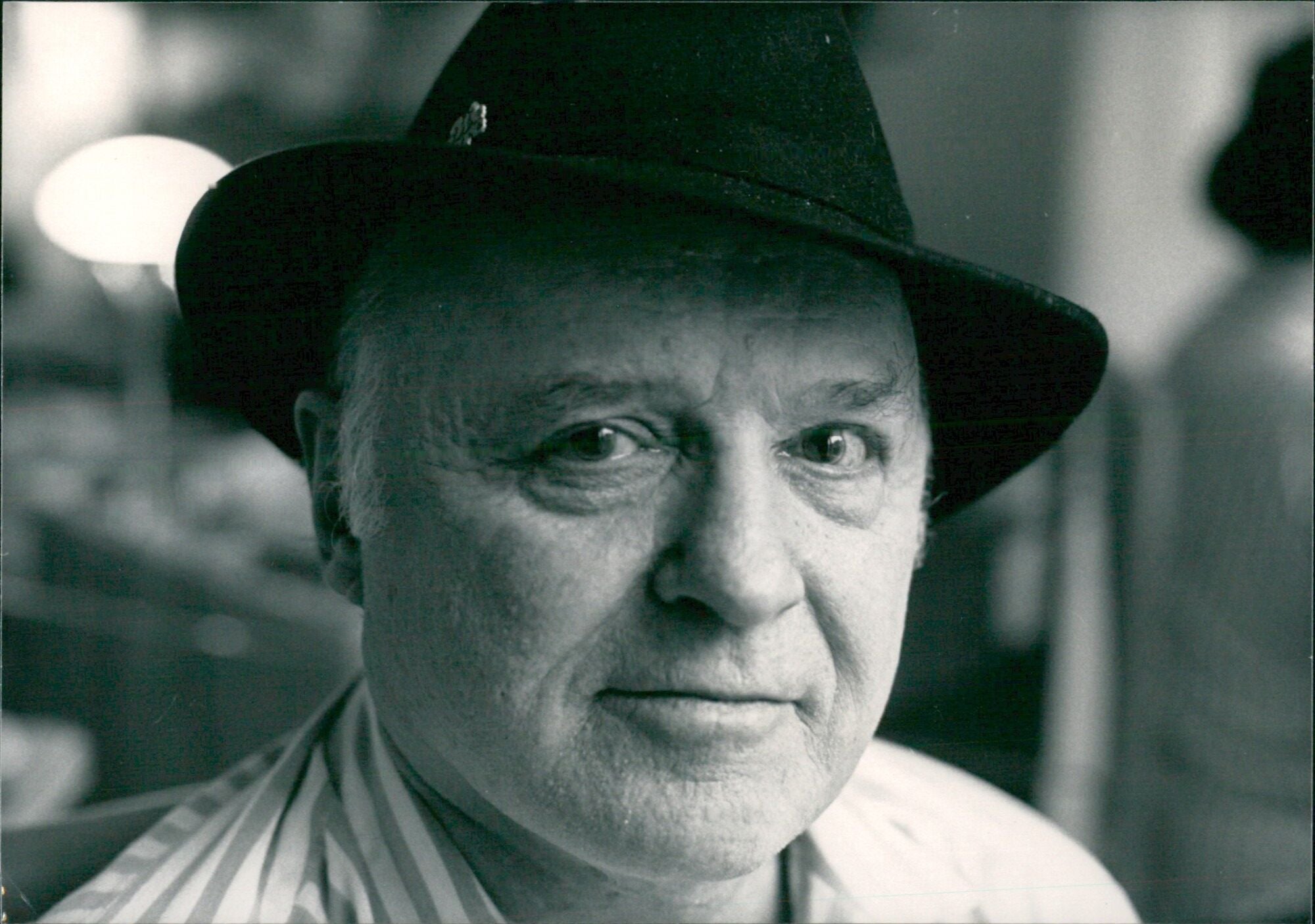 American actor Rod Steiger, known for his roles in films like "On the