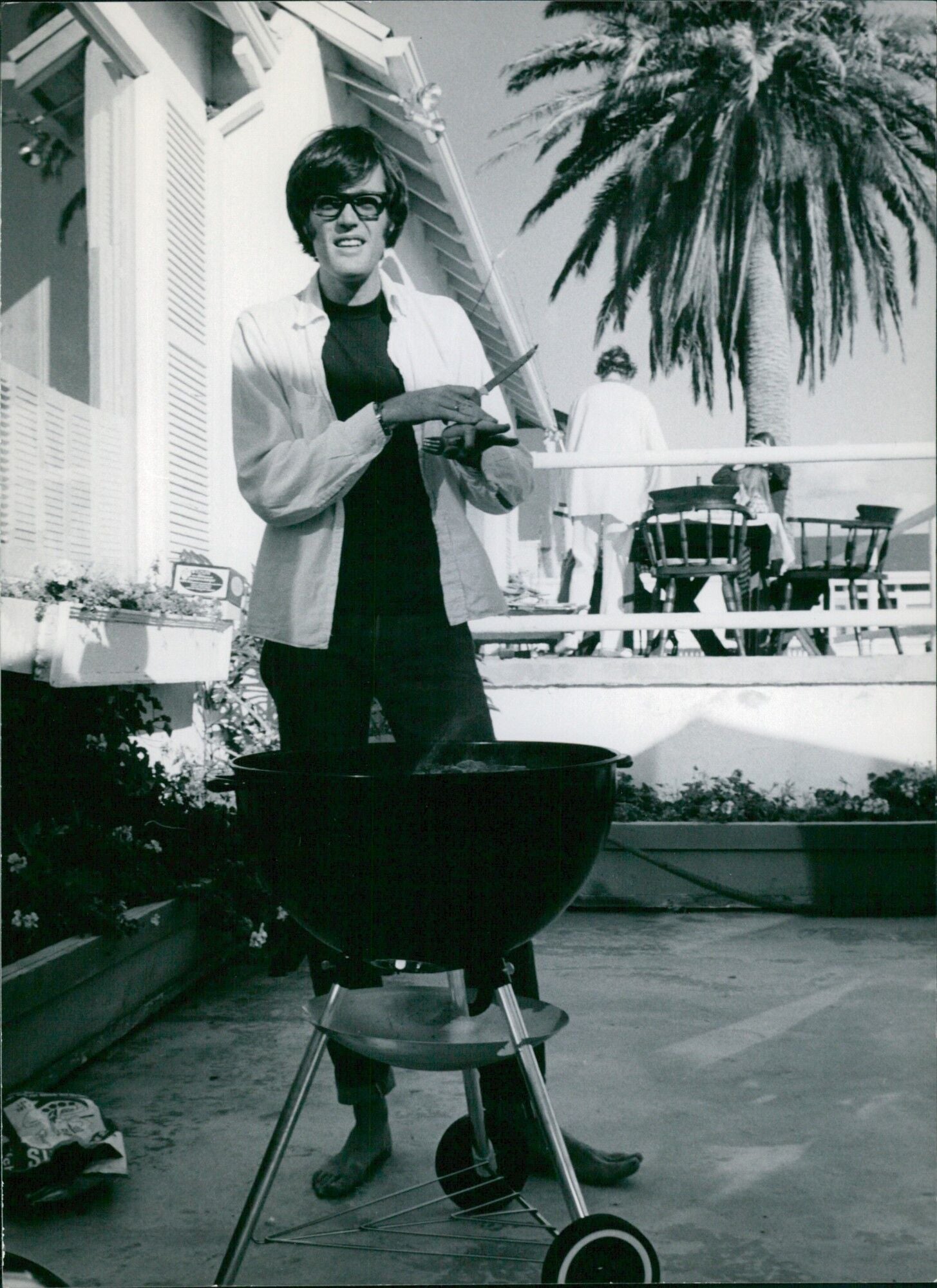 French actor Roger Vadim, his wife Jane Fonda, and their daughter Vane