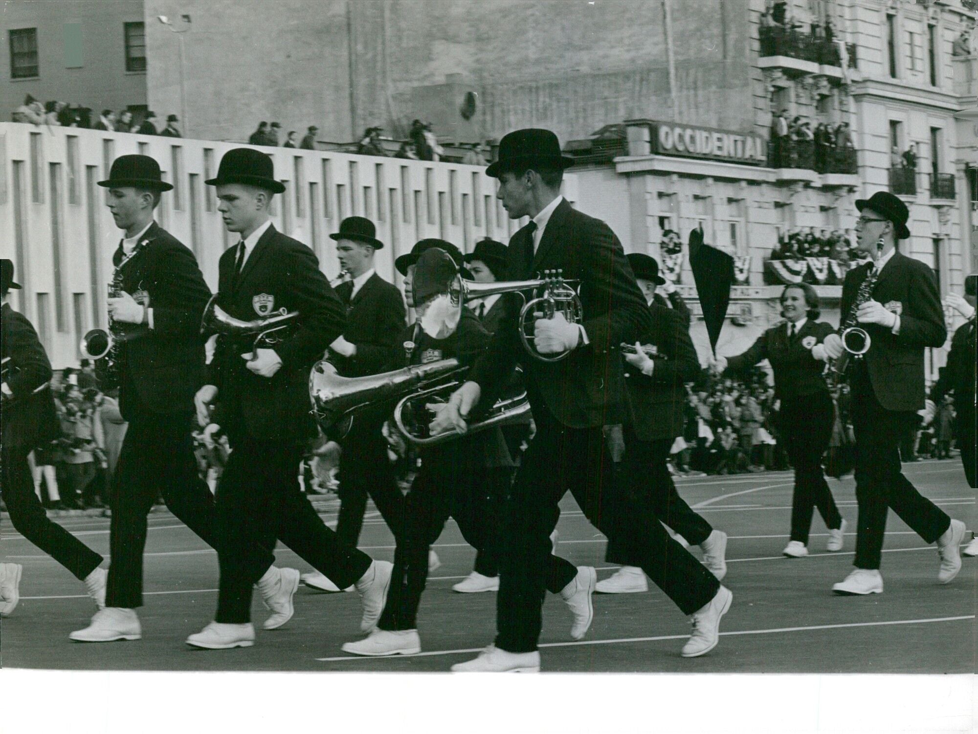 Swedish Prime Minister Tage Erlander is seen at his inauguration cerem