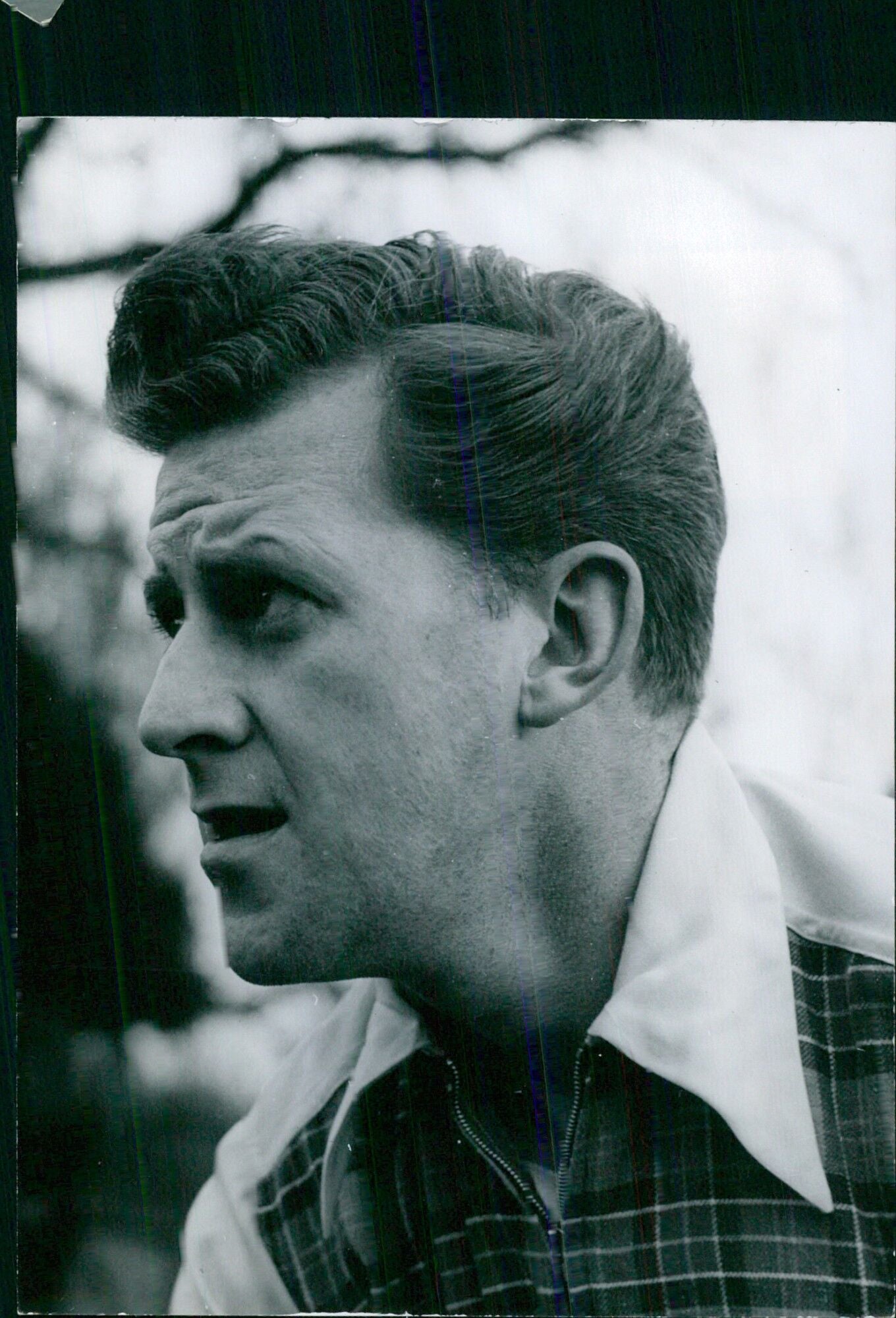 Bernard Braden, Canadian-born actor and comedian, poses for a portrait