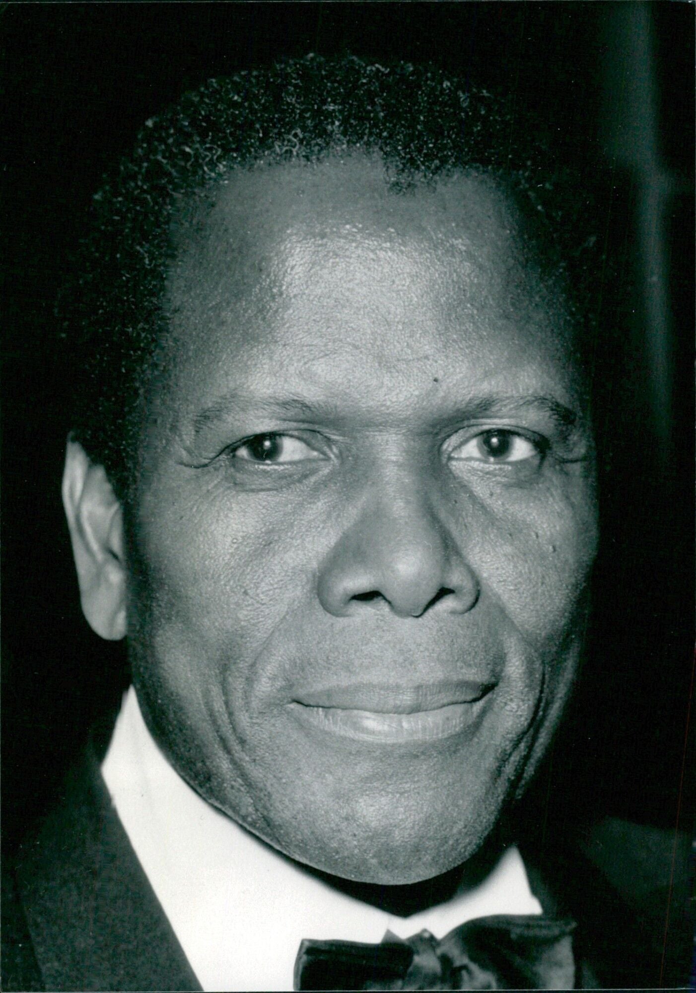 American actor, producer, and director, Sydney Poitier, poses for the