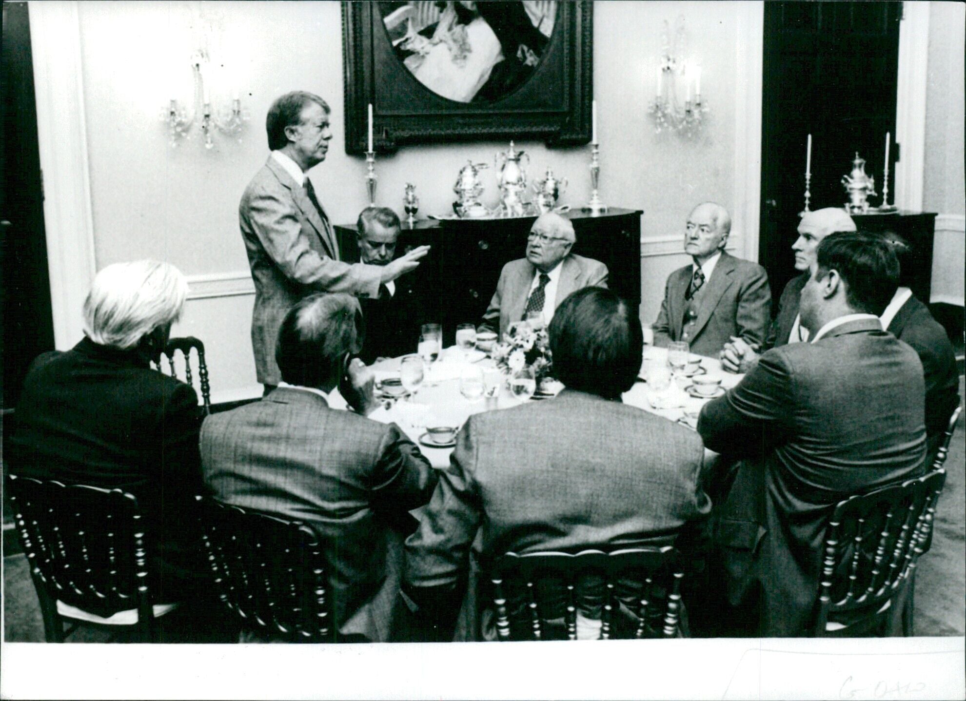 President Jimmy Carter meets with Democratic Congressional Leaders, in