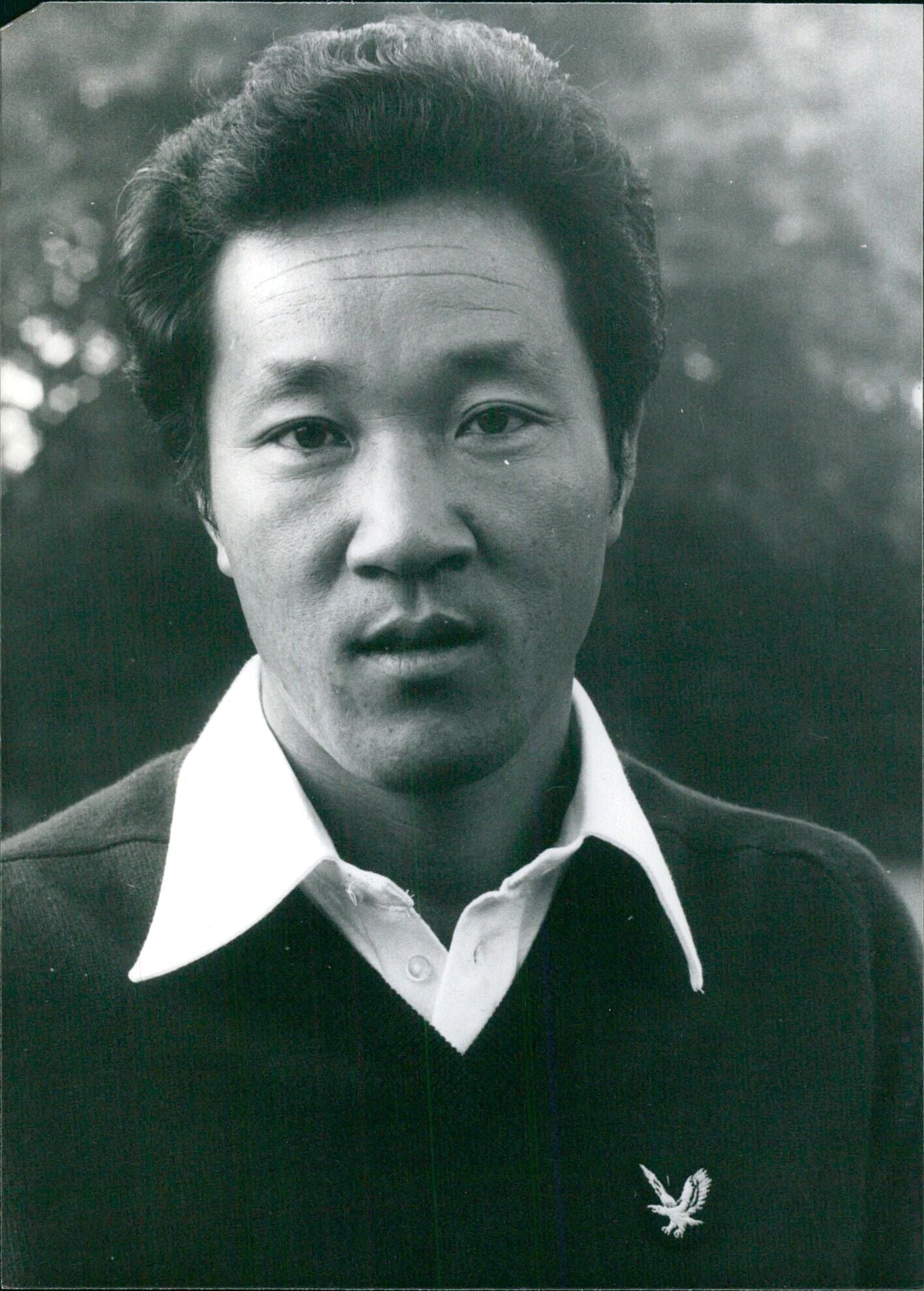 Japanese golf legend Isao Aoki is seen competing in a tournament in 19