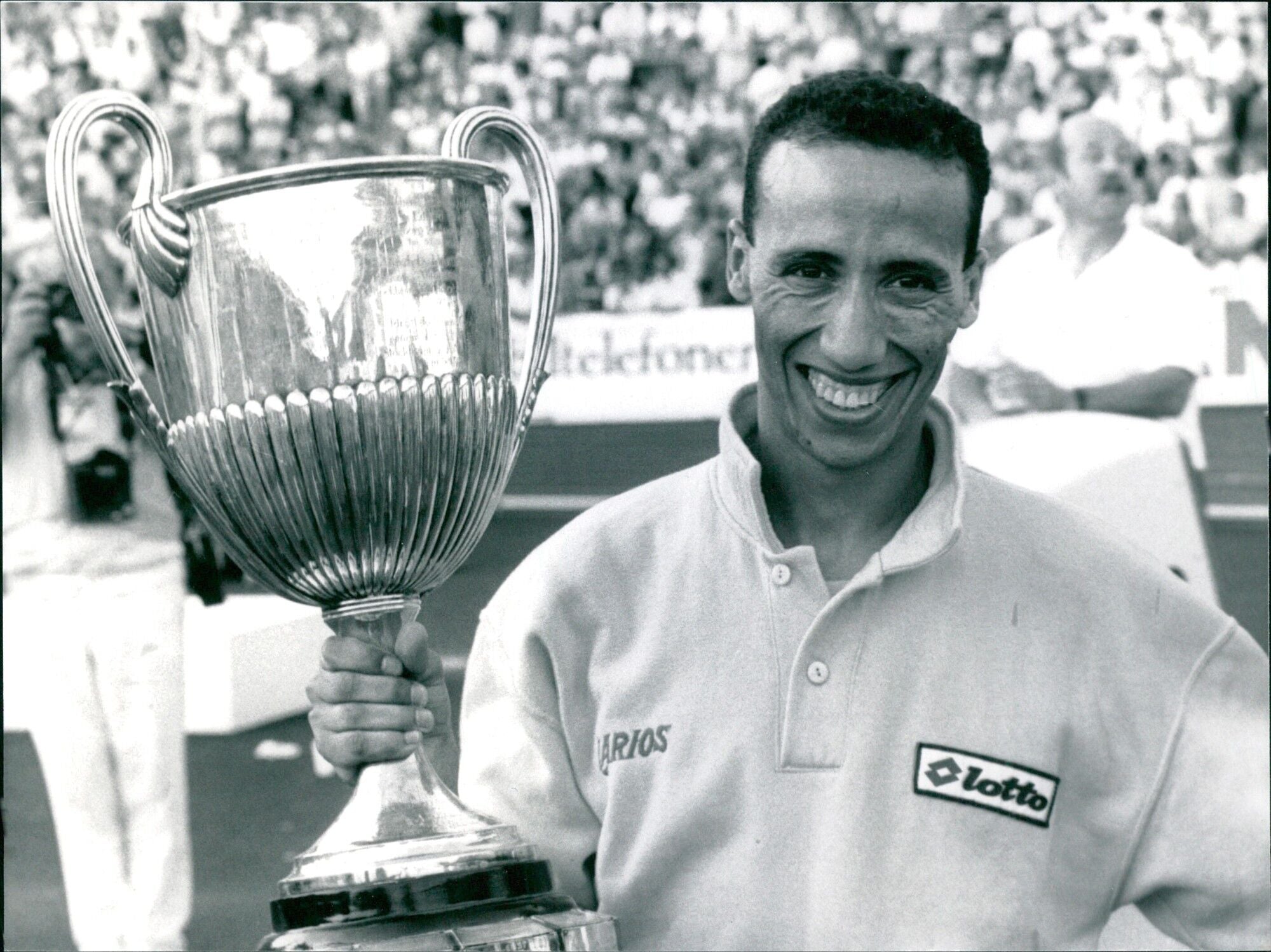 Moroccan runner Said Aouita poses during the DN Gala at Stockholms Sta