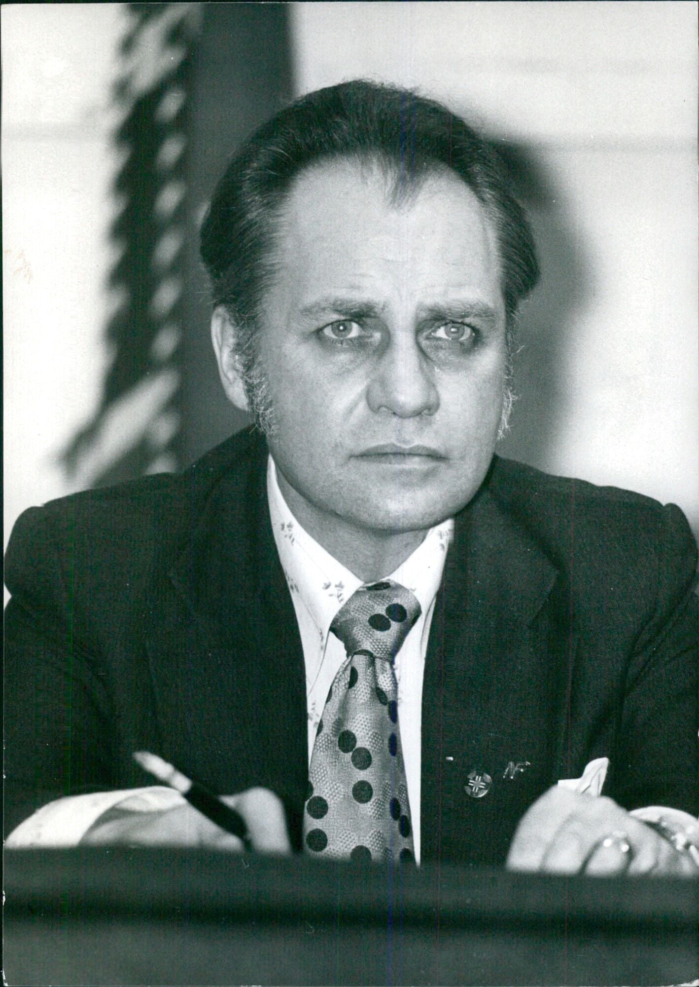 British politician John Kingsley Read, Chairman of the National Front,