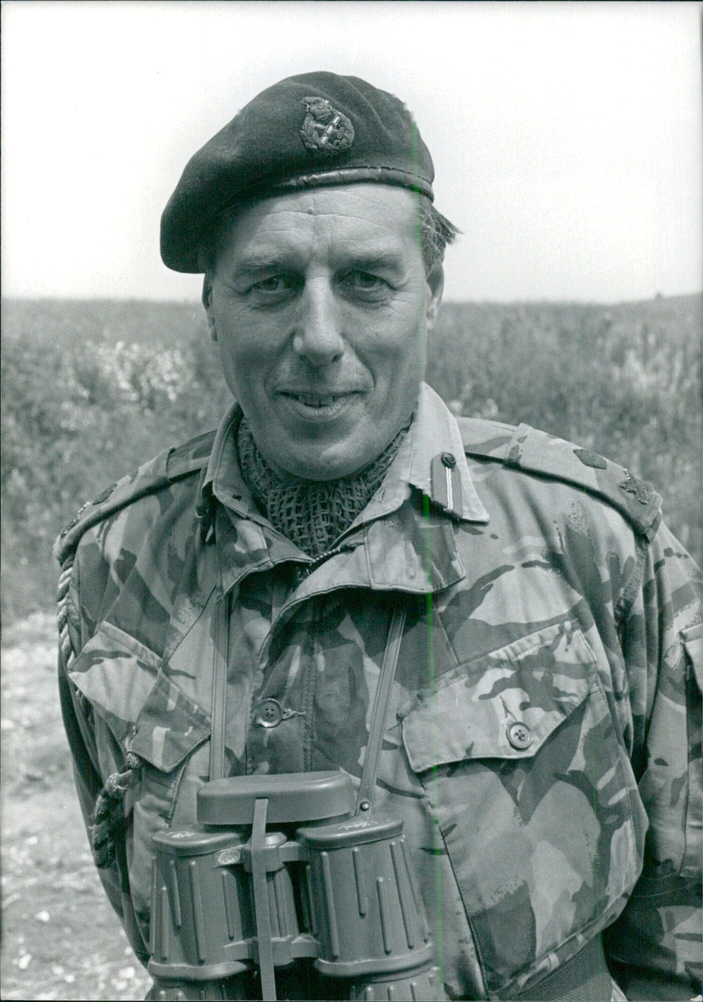 General Sir David Ramsbottom, Commander of the UK Land Army, is pictur