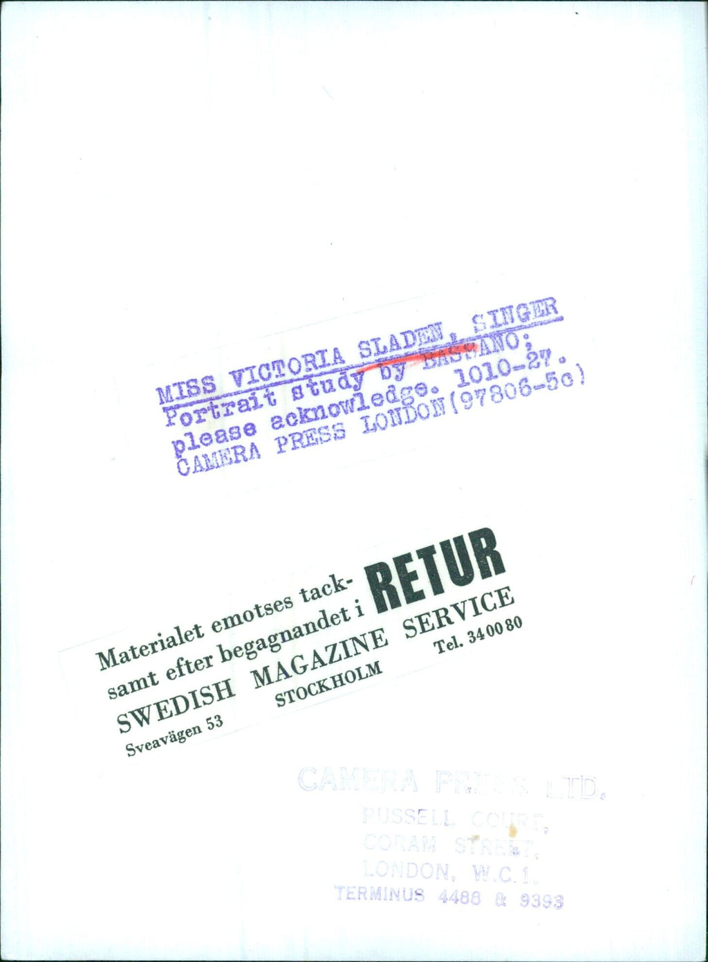 British singer Victoria Sladen poses for a portrait in London, England