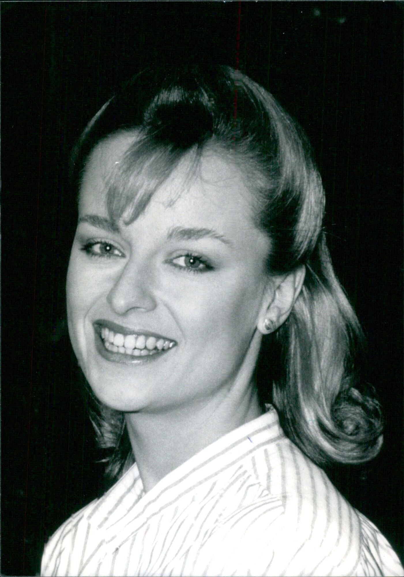 British actress Katie Rabett poses with her fiancé Kit Harvey, best kn