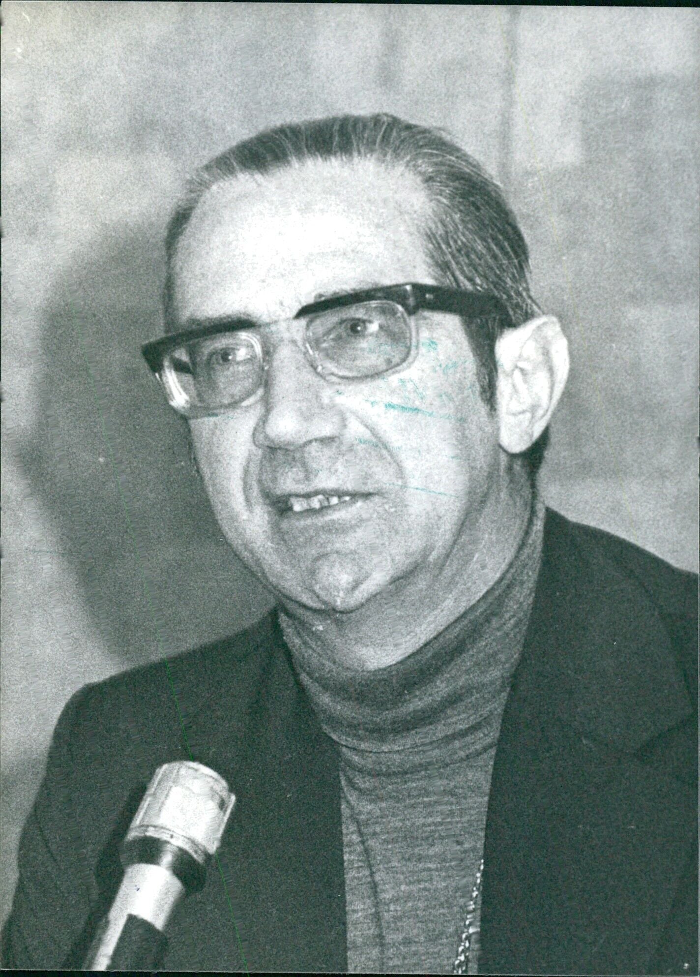 Bishop Jorge Hourton, Roman Catholic Bishop of Materiana, Chile, poses