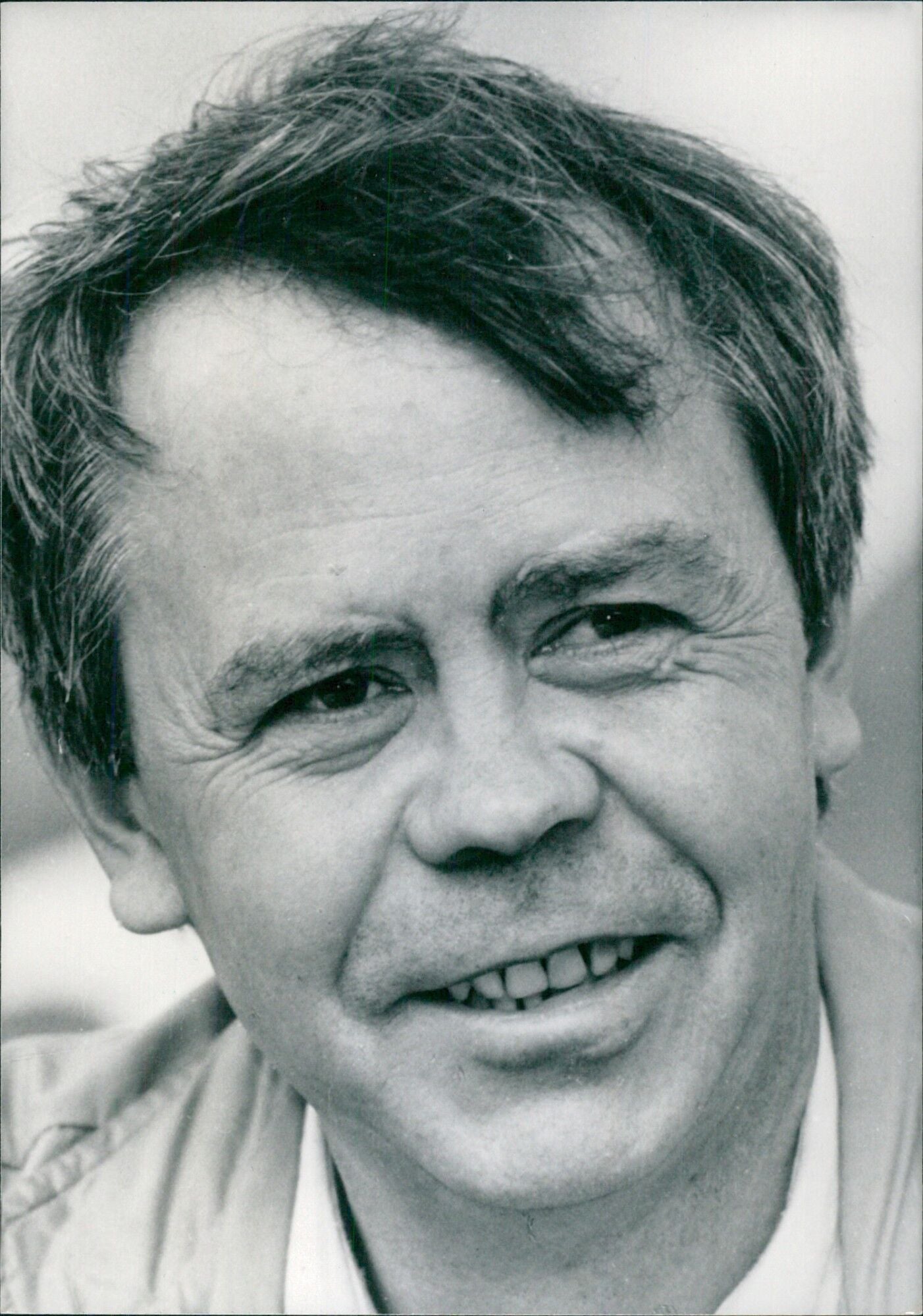 Soviet author and public figure Valentin Rasputin poses for a portrait