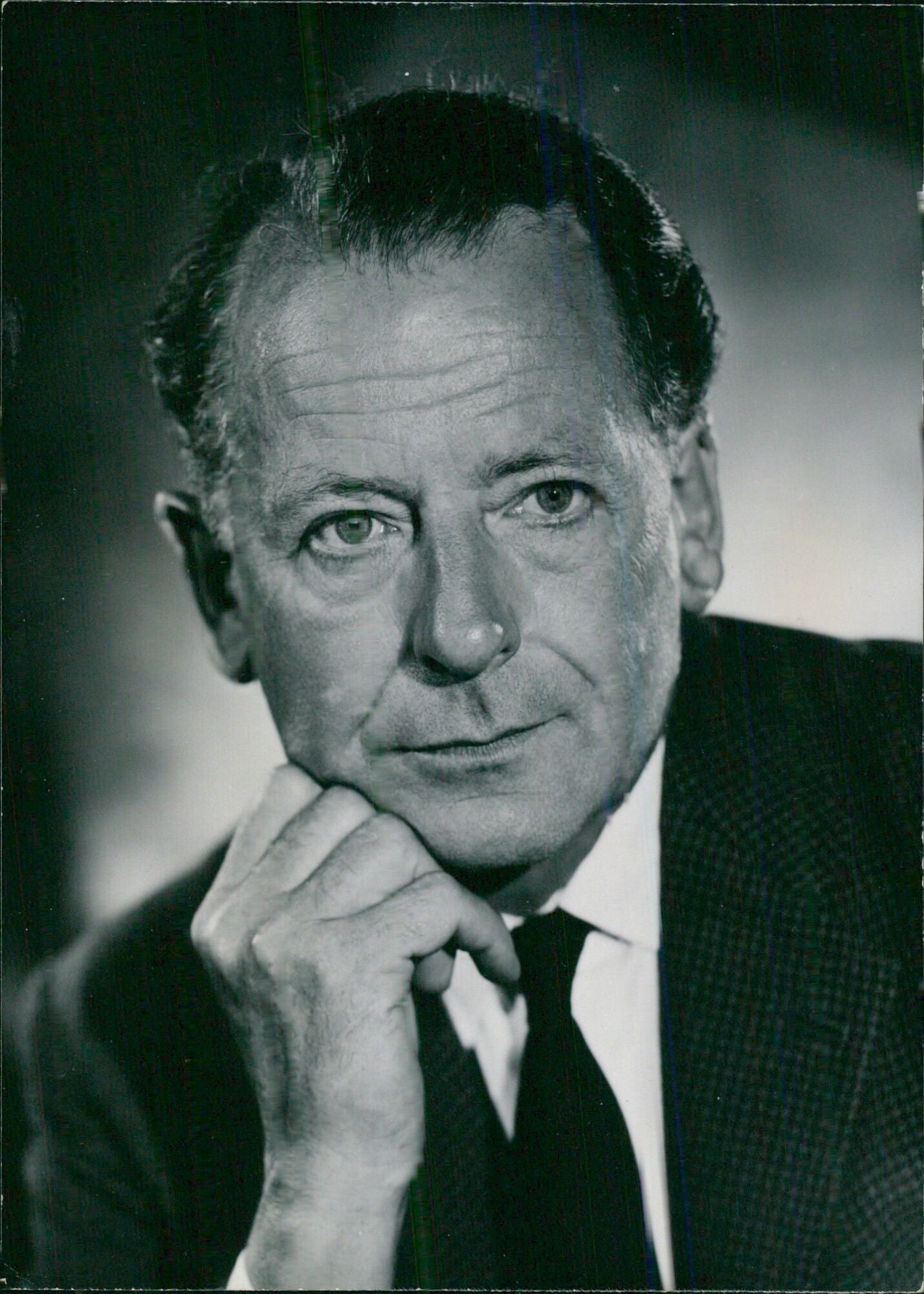 British actor Robert Harris poses for a study taken by photographer An