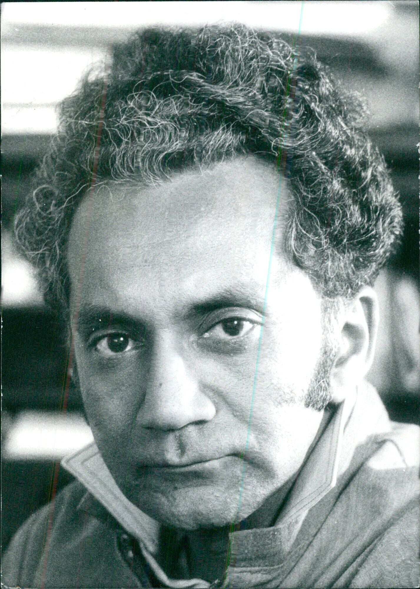 South African writer and academic Adam Small poses for a photo in 1976