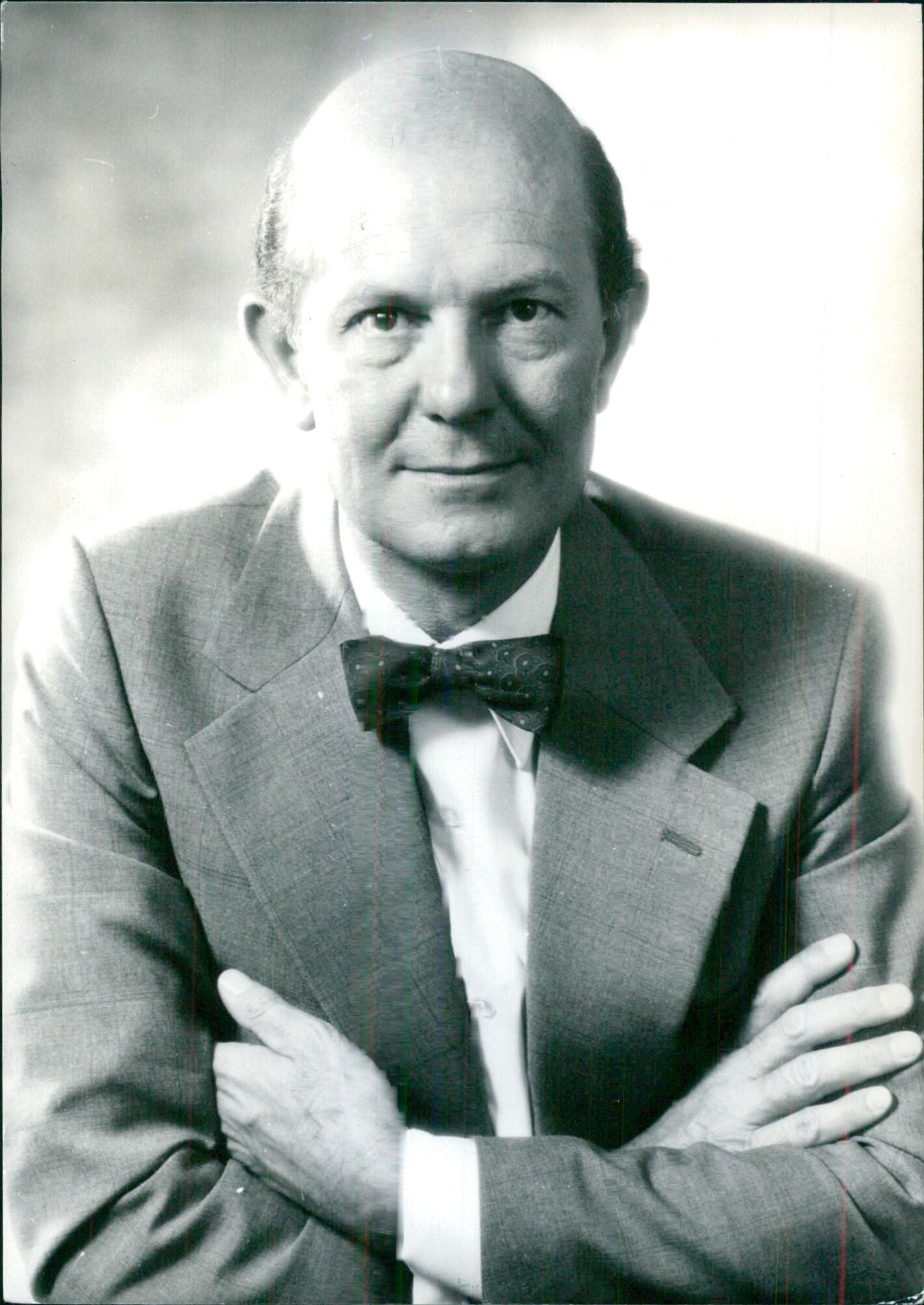 Professor Charles Rees, FRS, poses for a portrait in his laboratory at