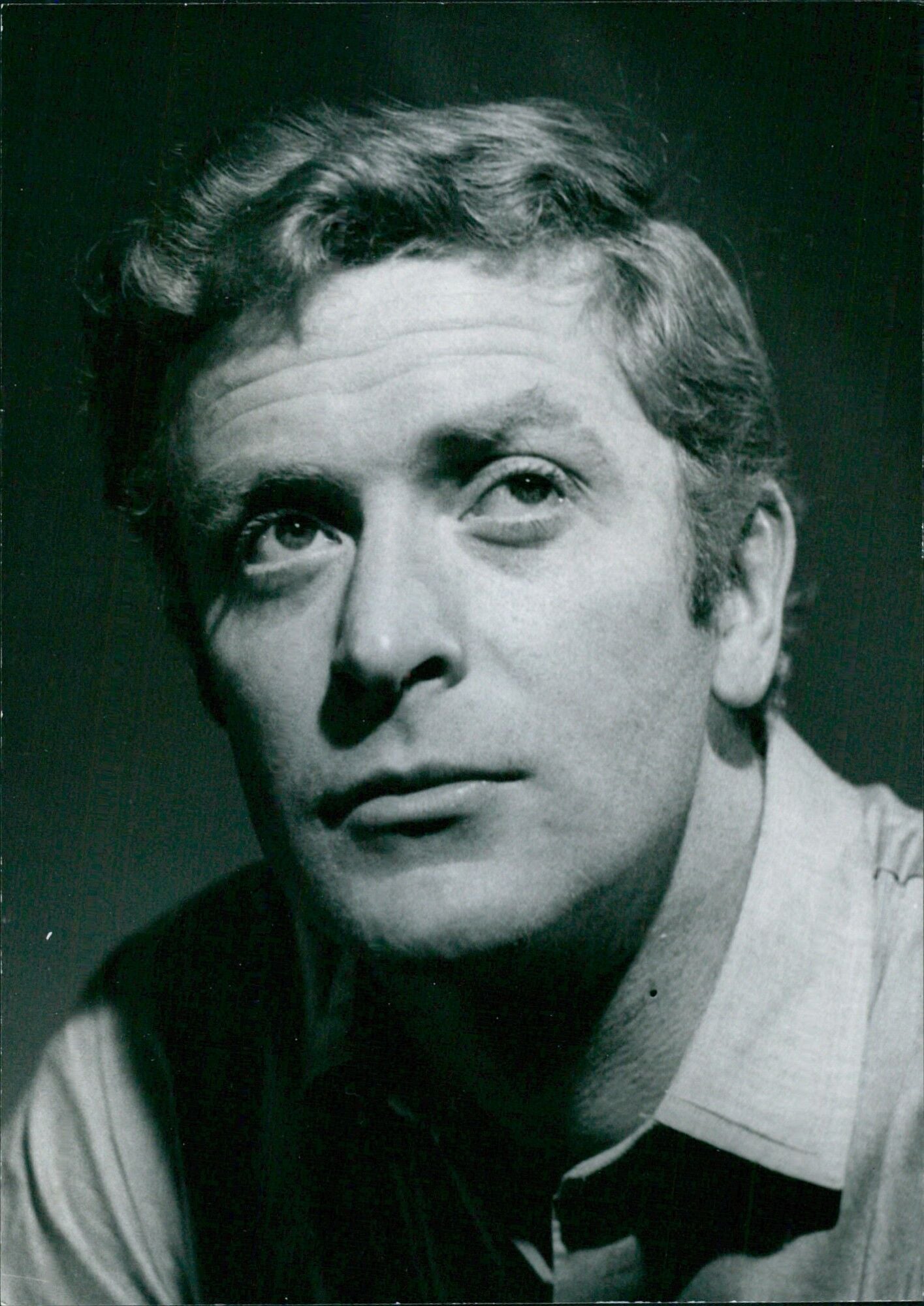 British actors Michael Caine (left) and Camilla Parker (right) pose to