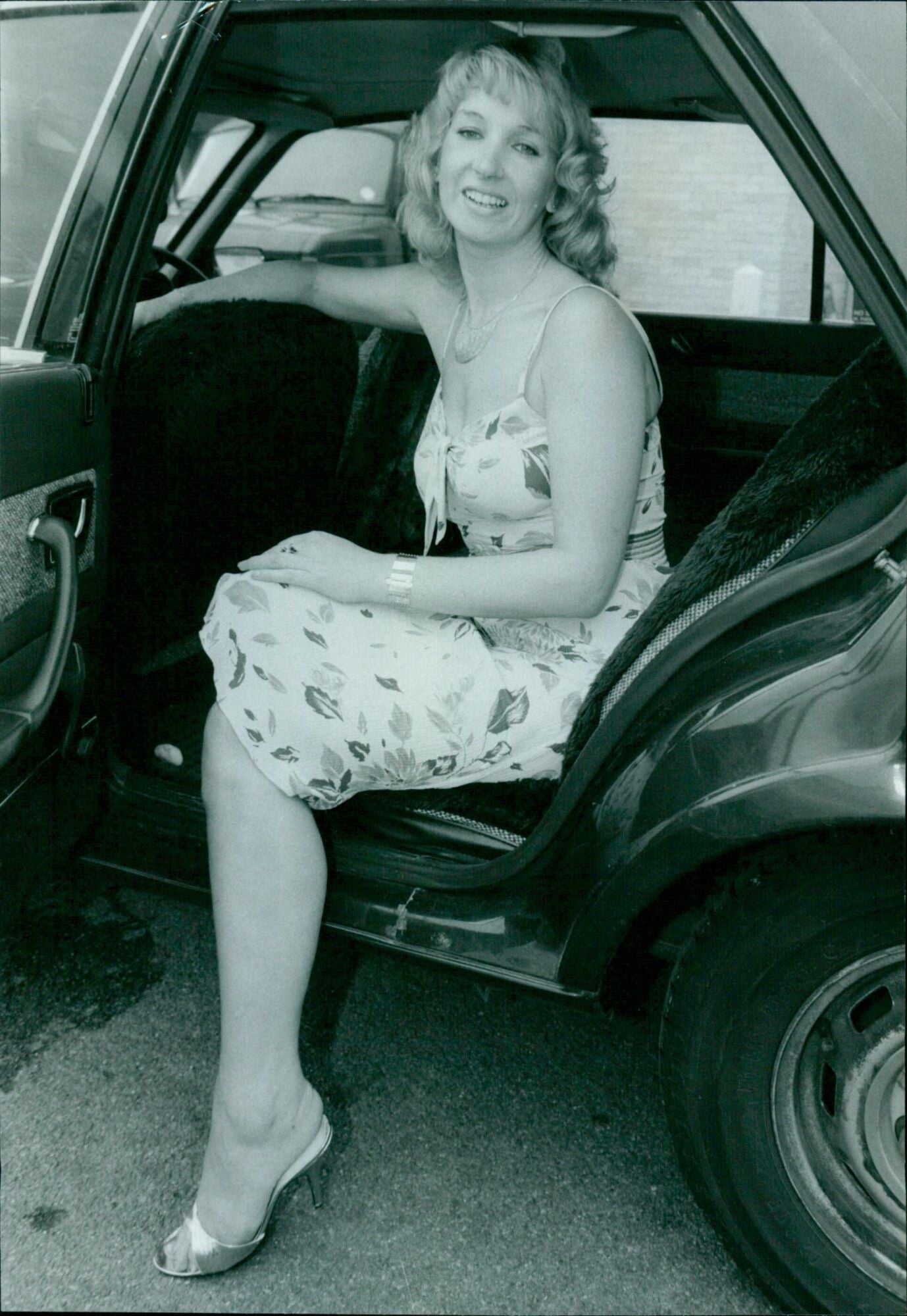 Dancer Shareena performing a traditional Indian dance. - Vintage Photo