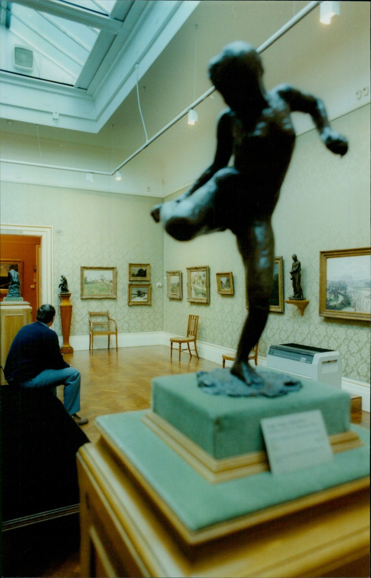 The Ashmolean Museum in Oxford, England, where a painting by French Im