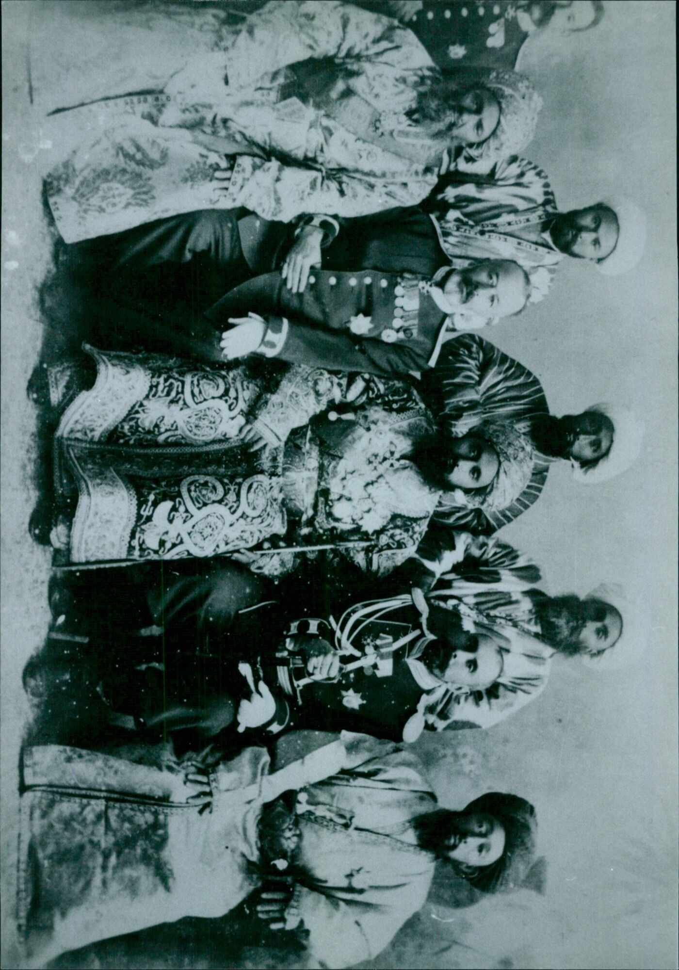 Visitors at the Ashmolean Museum in Oxford, England, view a display of