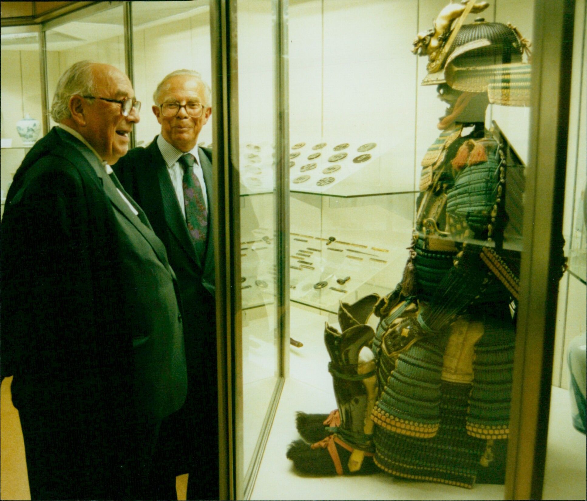 Lord Jenkins and Prof Christopher White visit the new rooms at the Ash