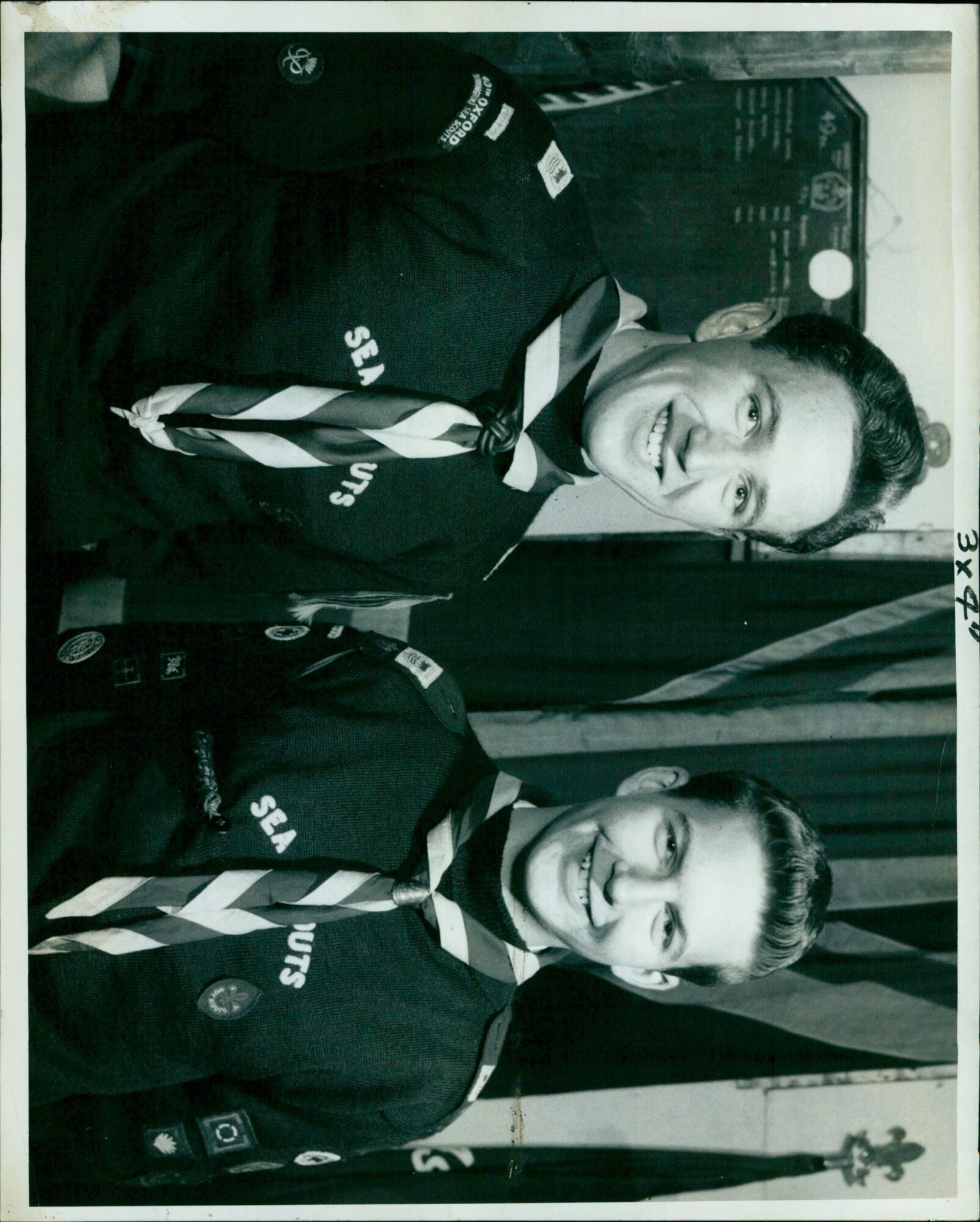 Forty SCO members take part in an outdoor exercise routine. - Vintage