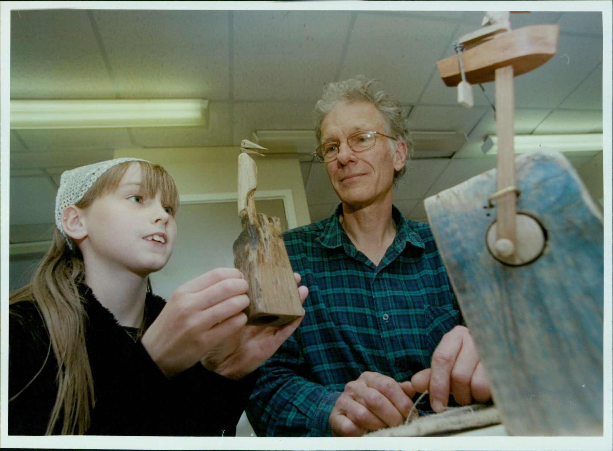 Robert Race, Oxford Toy & Automata maker, demonstrates the process of