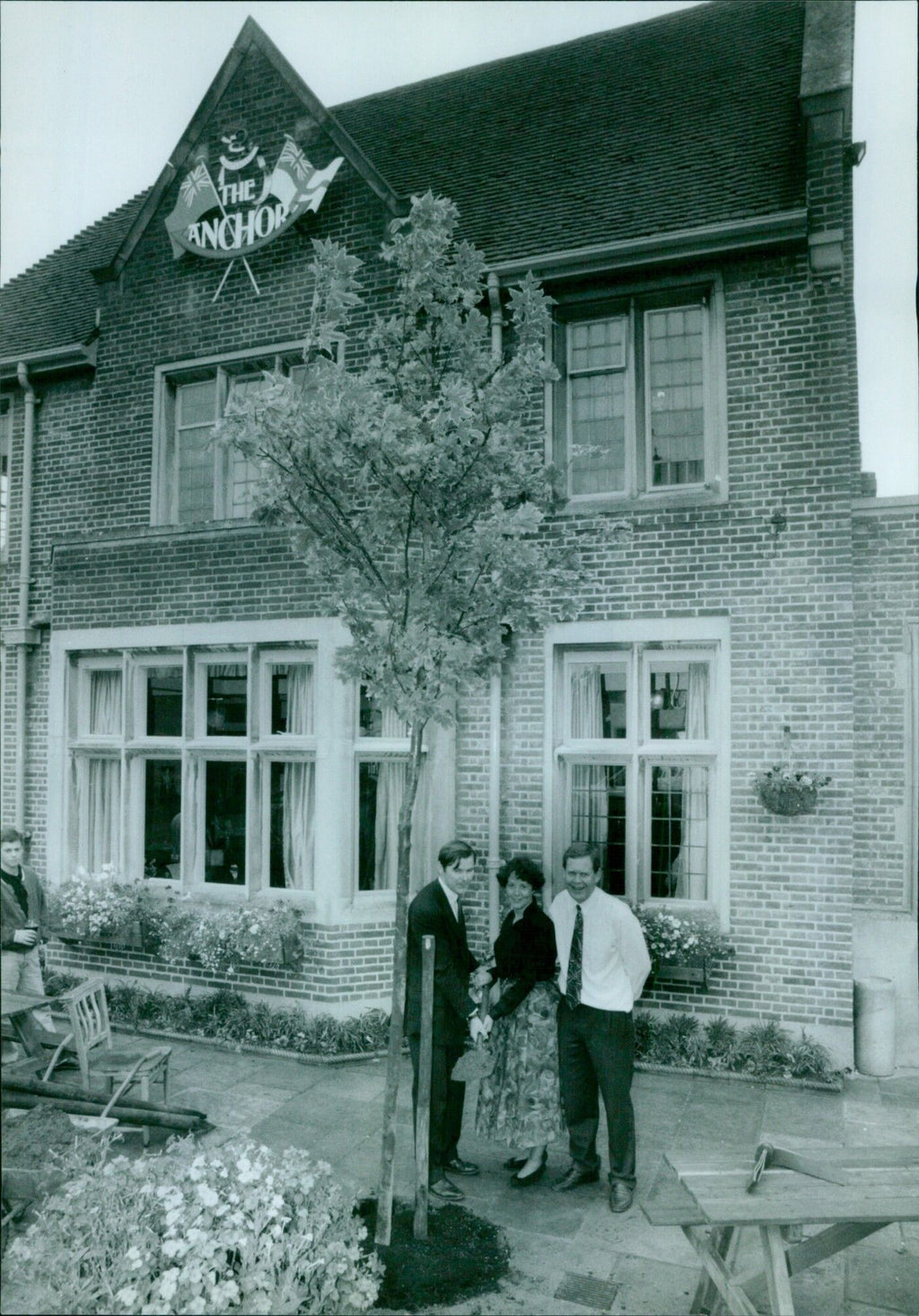 Anna and Charles Cassidy of The Anchor in North Oxford. - Vintage Phot