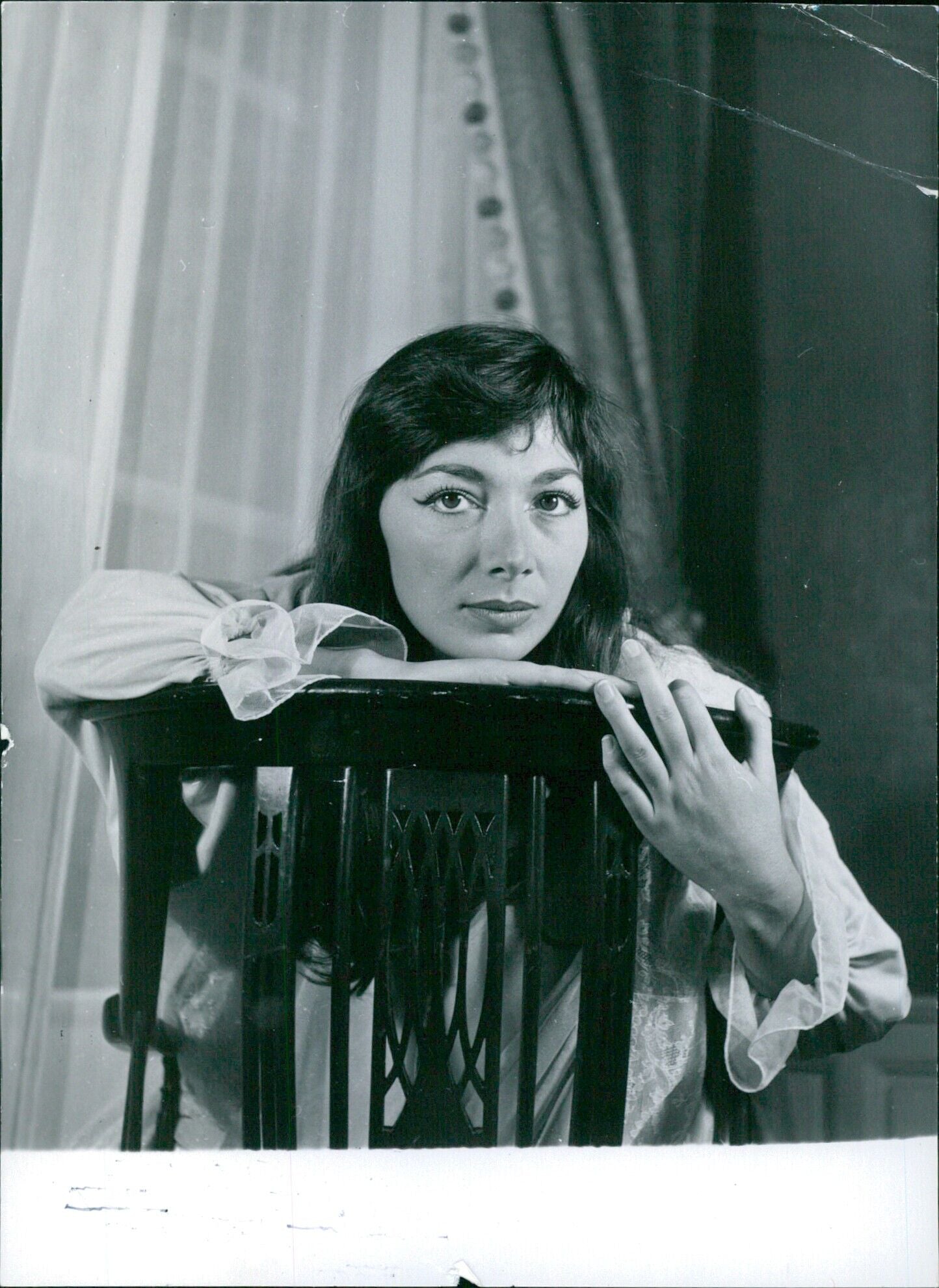 French stage actress Juliette Greco poses for a portrait study in Lond