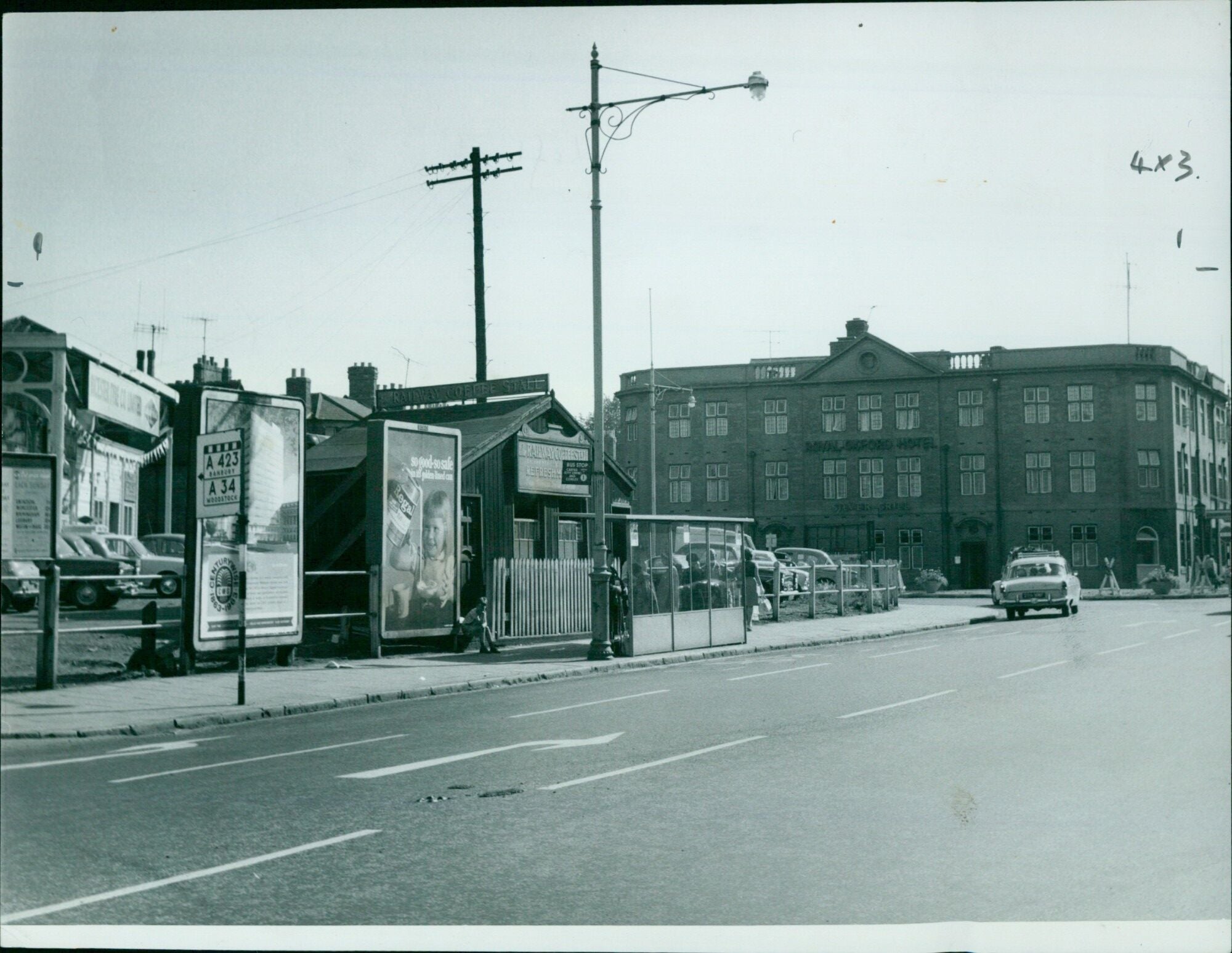 A coffee stall in Woodstock, Regal, is pictured with the slogan "So go