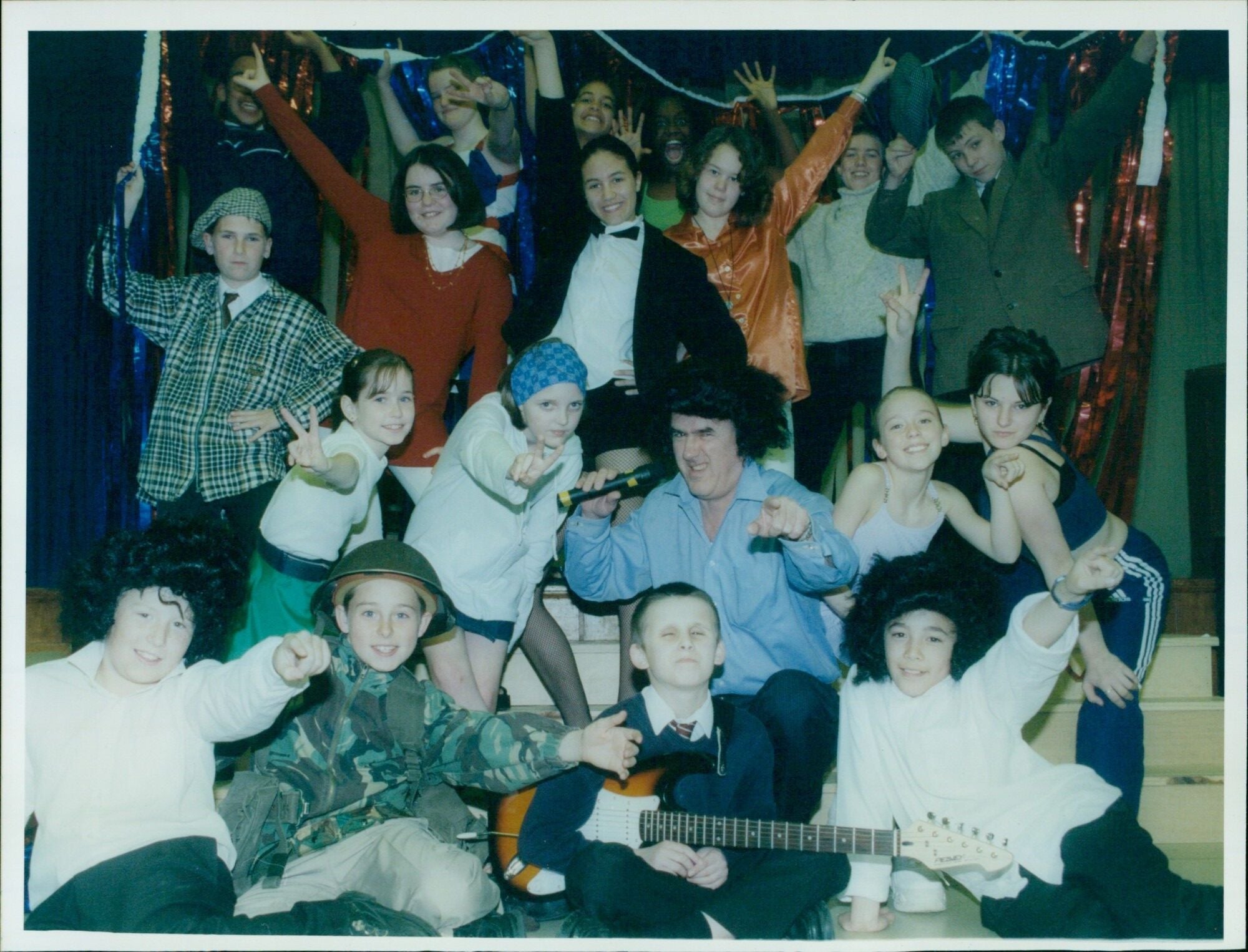 The cast of the upcoming Millennium show at Oxford Temple Cowley Schoo