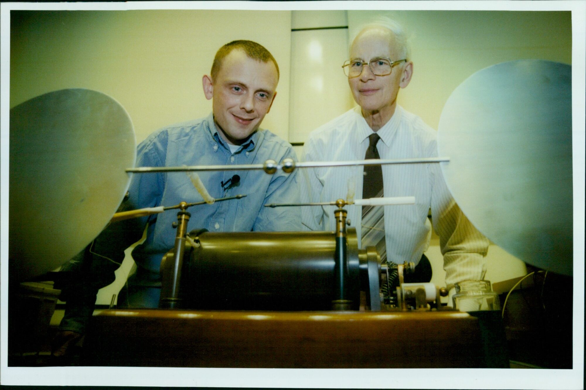 Patrick Mullhead and Dr Patrick Wilson unveil an exhibition at the Oxf