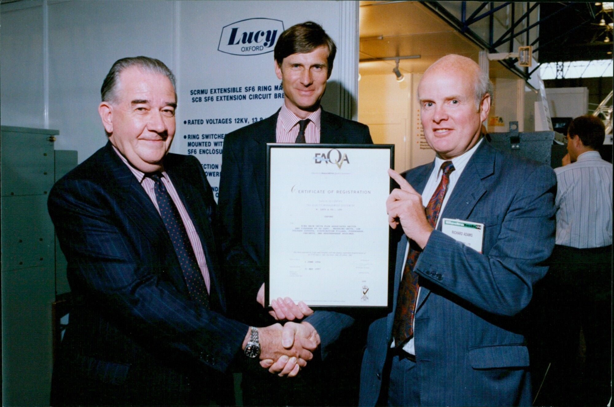 A view of the SCRMU Extensible SF6 Ring Main Switch mounted with an SF