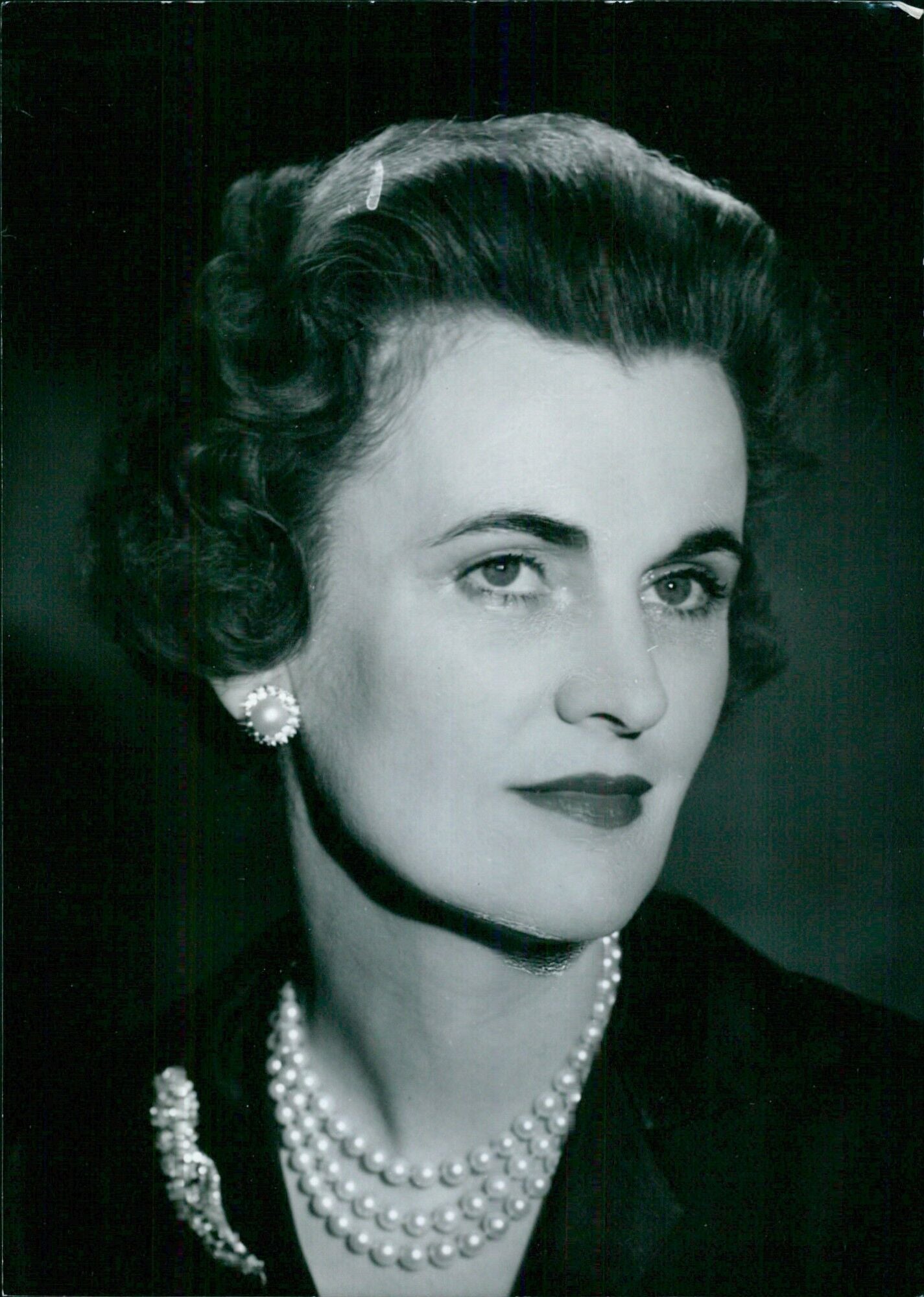 The former Duchess of Argyll, Margaret Whigham, poses for a portrait s