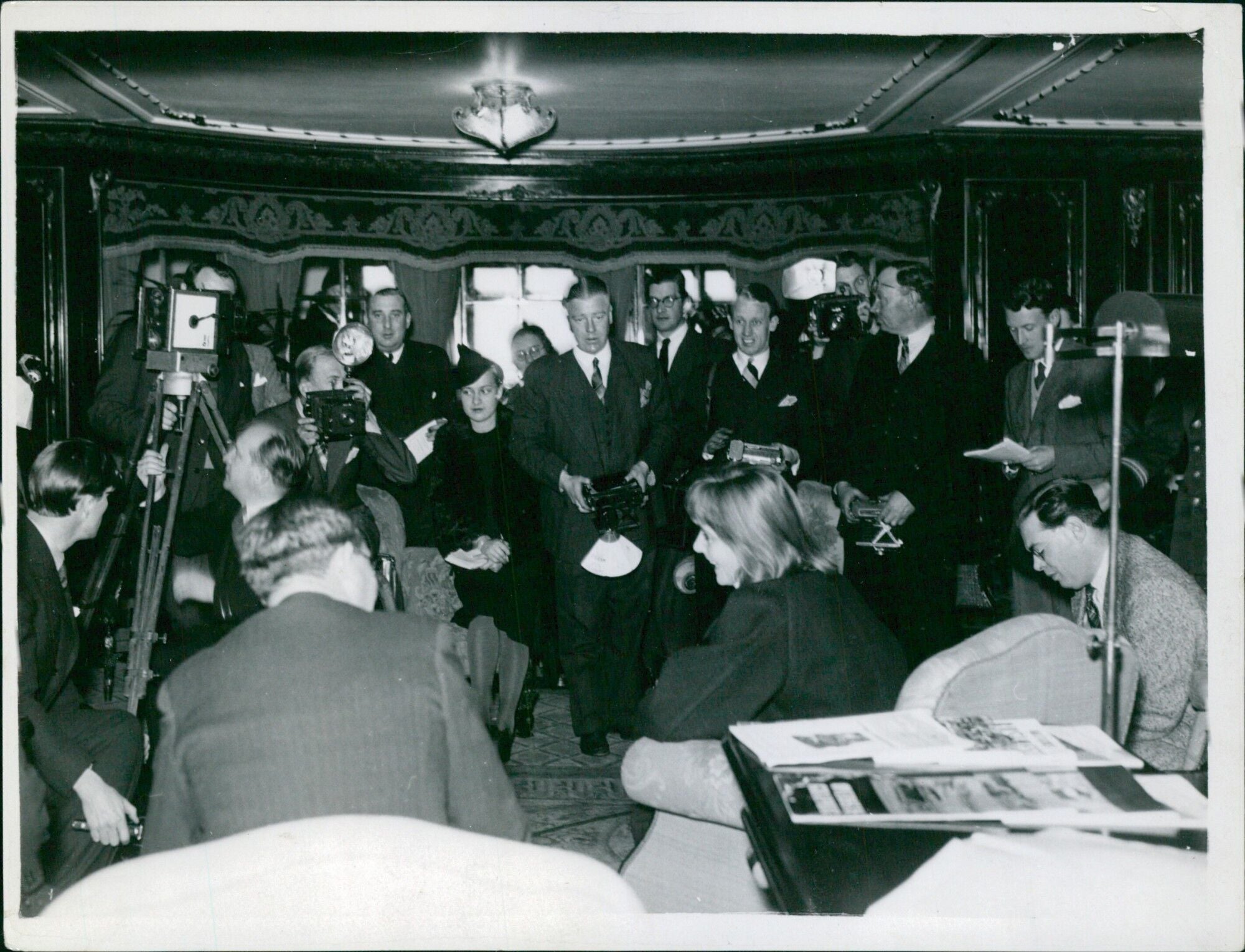Iconic Swedish actress Greta Garbo smiles at the camera in 1946, as sh
