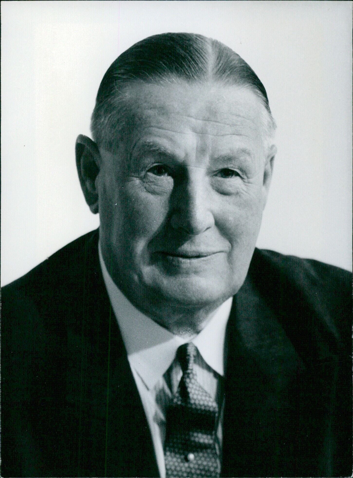 Sir Nutcombe Hume, President of the Charterhouse Group Ltd, poses for