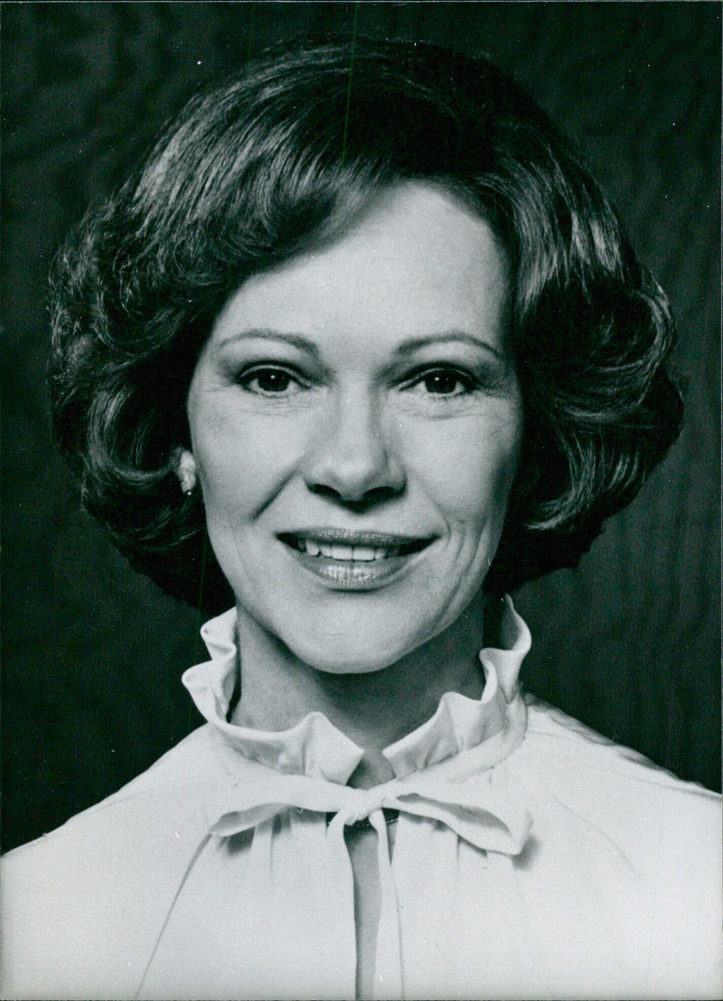 Mrs. Rosalynn Carter, First Lady of the United States, smiles brightly