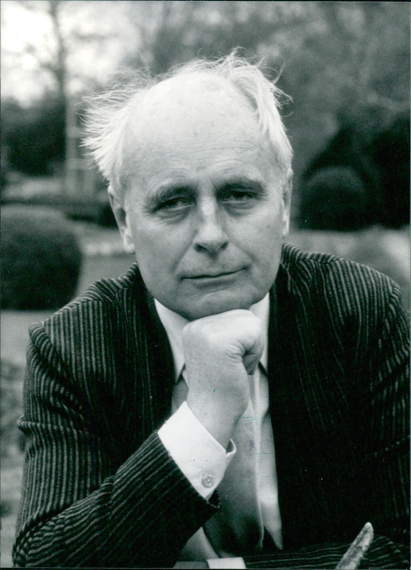 British author Ralph Hammond Innes poses for a portrait in 1985. - Vin