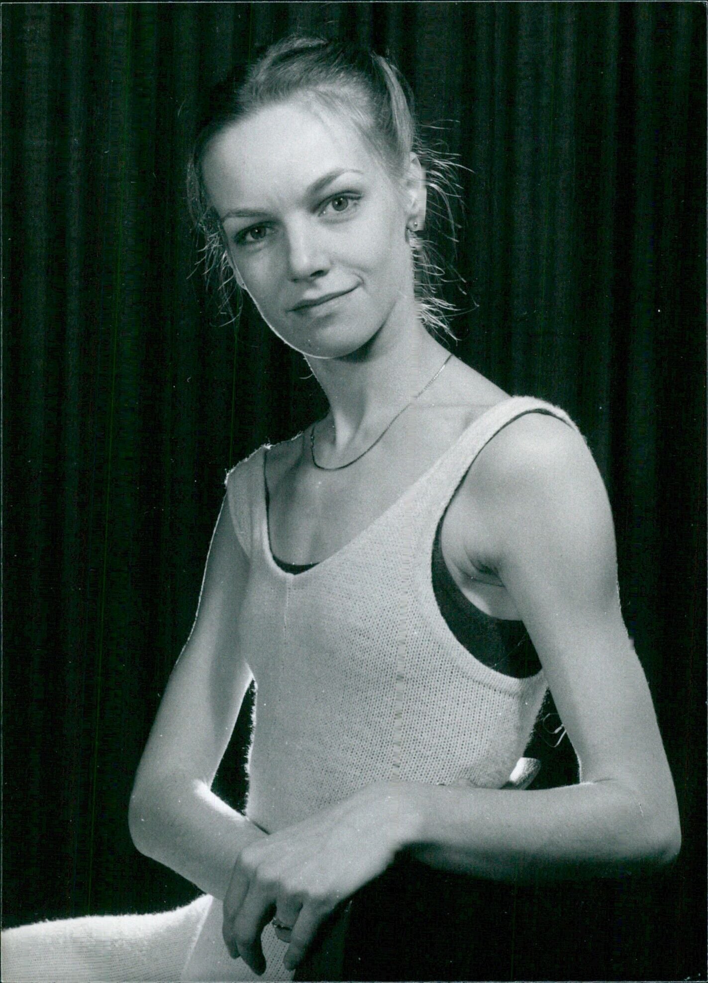 Andria Hall, one of Britain's most promising young ballerinas, poses o