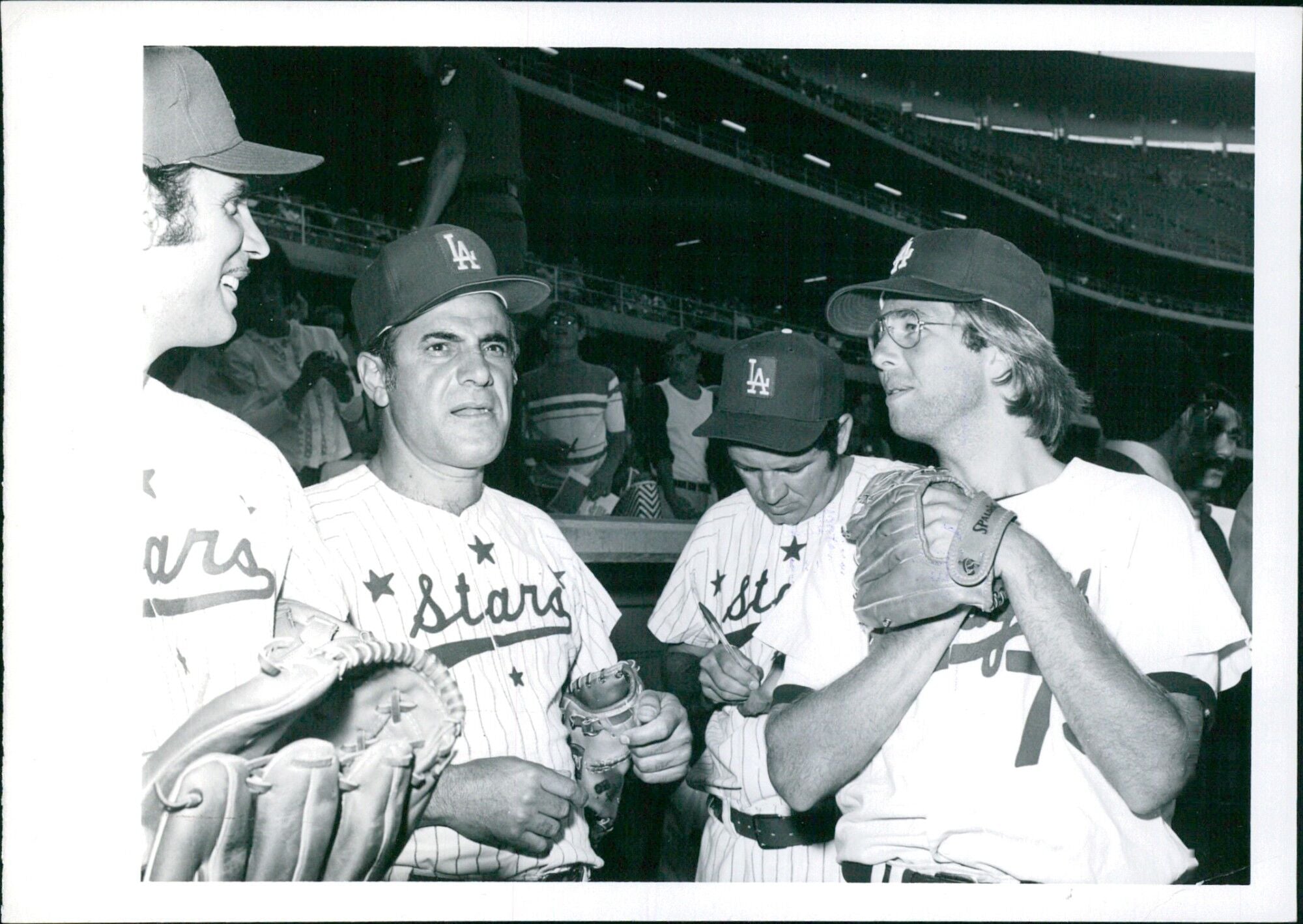 Hollywood stars Michael Dante, Tige Andrews, George Lindsey, and Beau