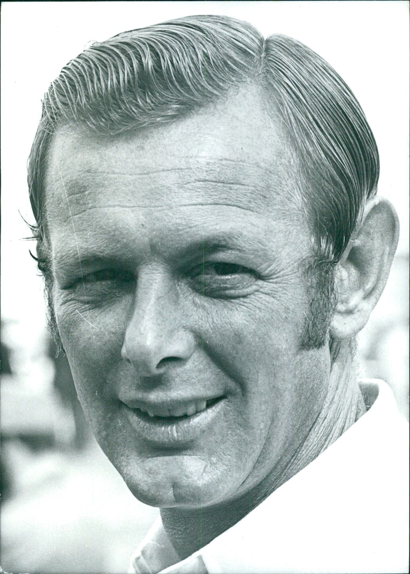 Australian golfer Bruce Devlin poses for a photograph after a successf