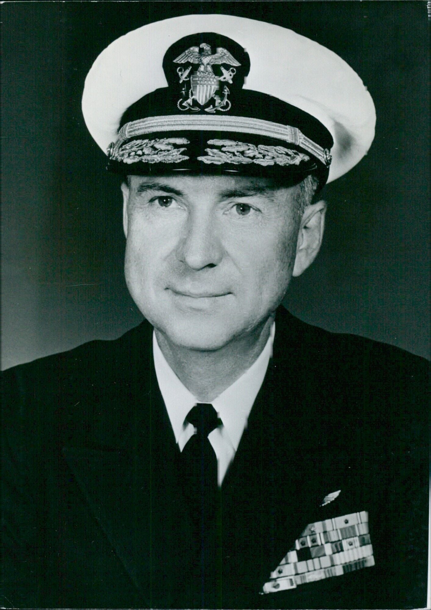 Rear-Admiral George Clyde Talley, Jnr. of the U.S. Navy poses for a po