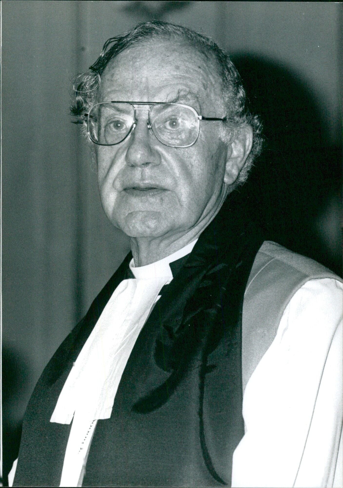 The Most Reverand Robert Runcie, Archbishop of Canterbury since 1980,